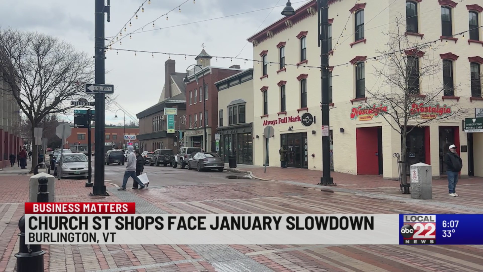 Post-holiday slowdown hits Church Street businesses – ABC22 & FOX44