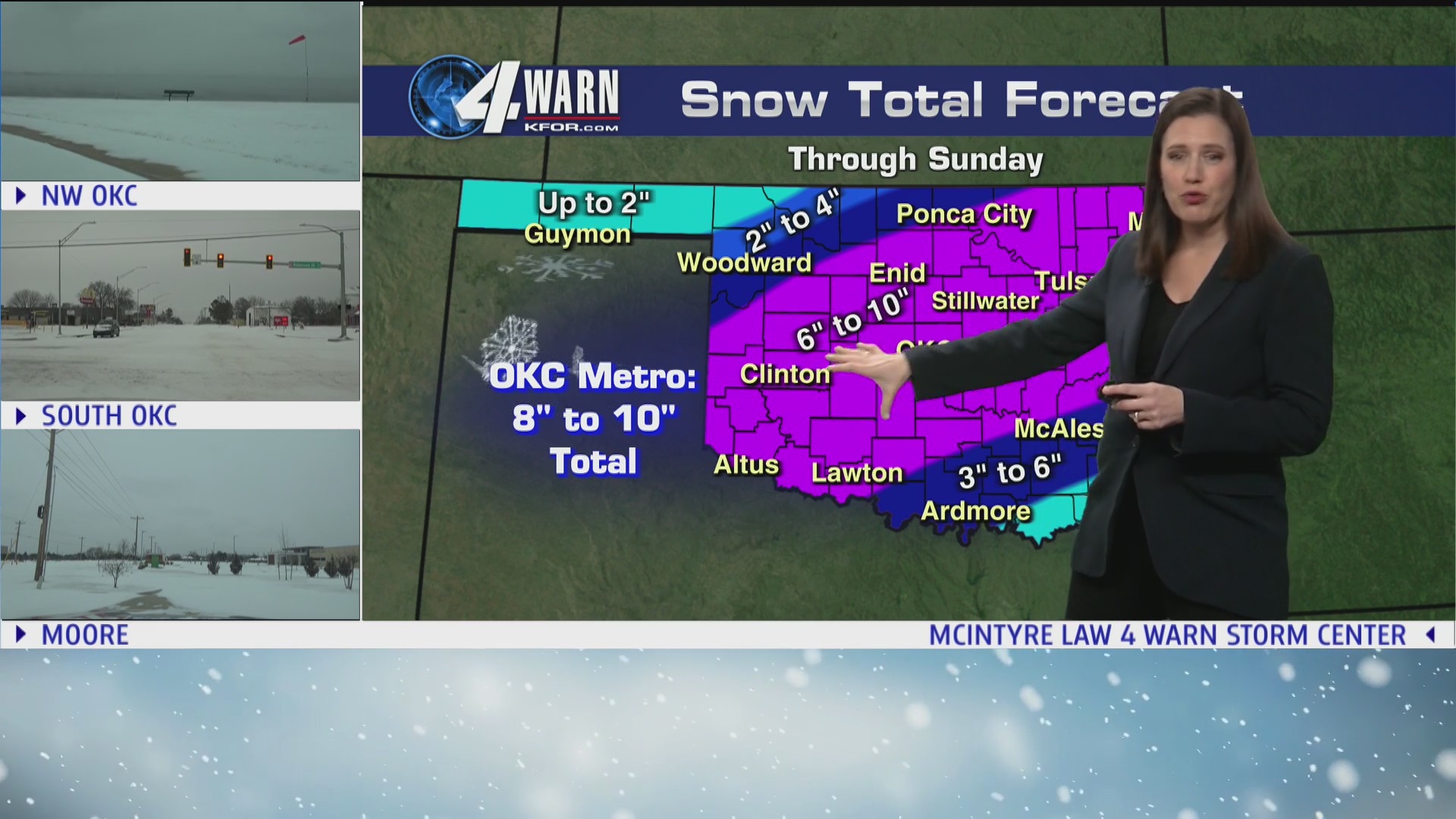 Emily Sutton has the latest on our winter storm timeline and updated ...