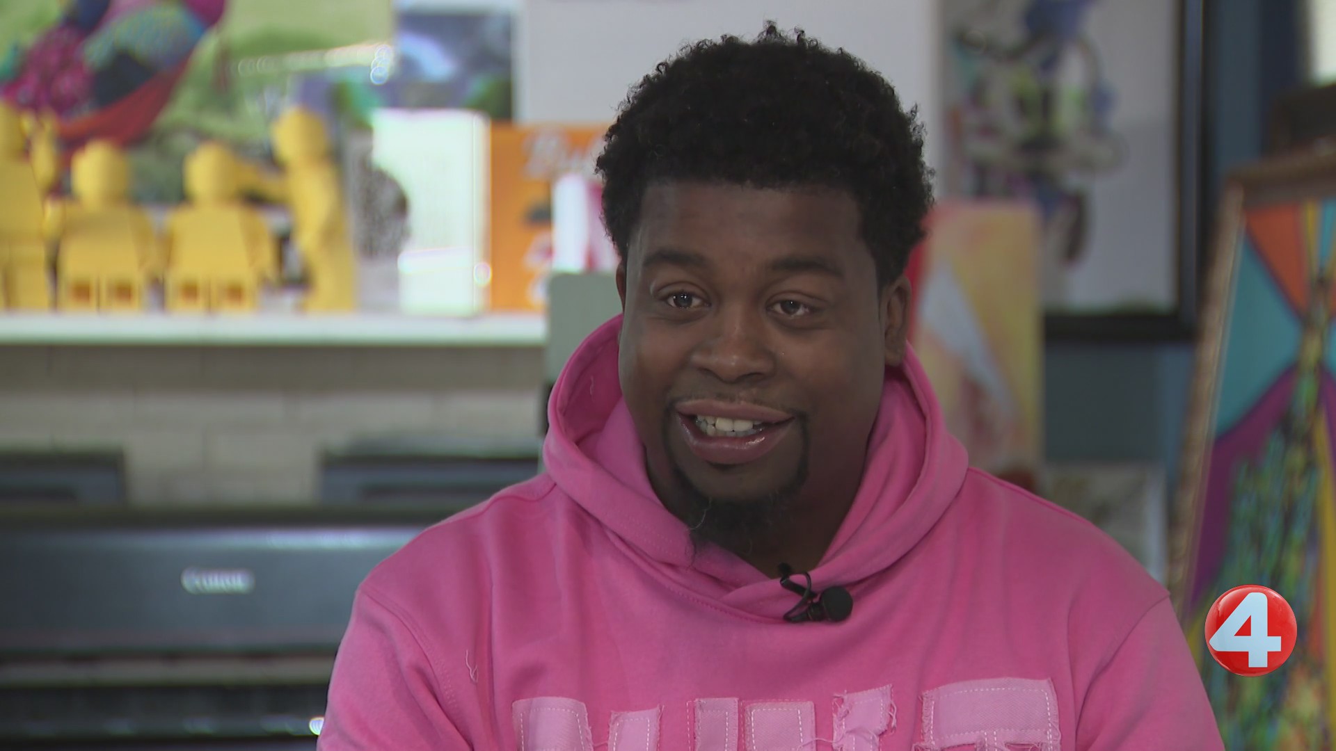 Buffalo man fighting breast cancer paints a picture of awareness – News ...