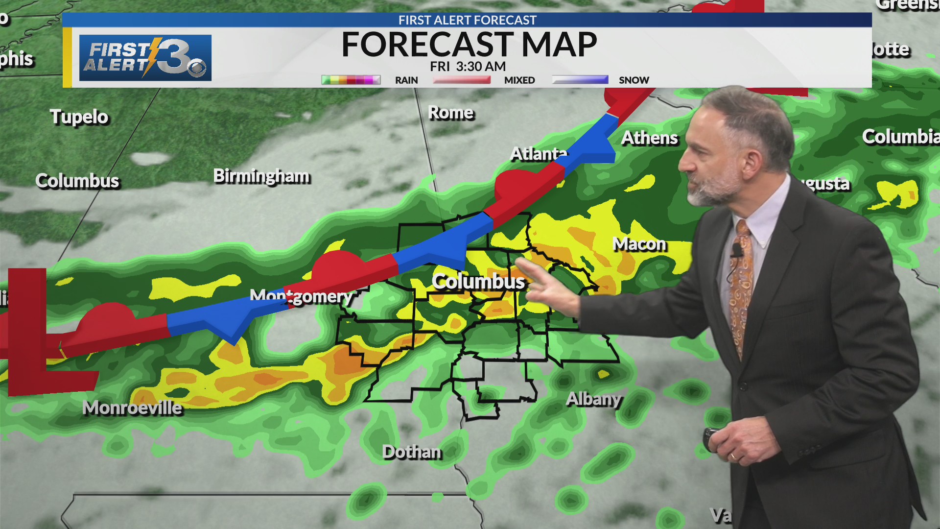 Columbus, Ga Weather Thursday PM (02/26/26) – WRBL