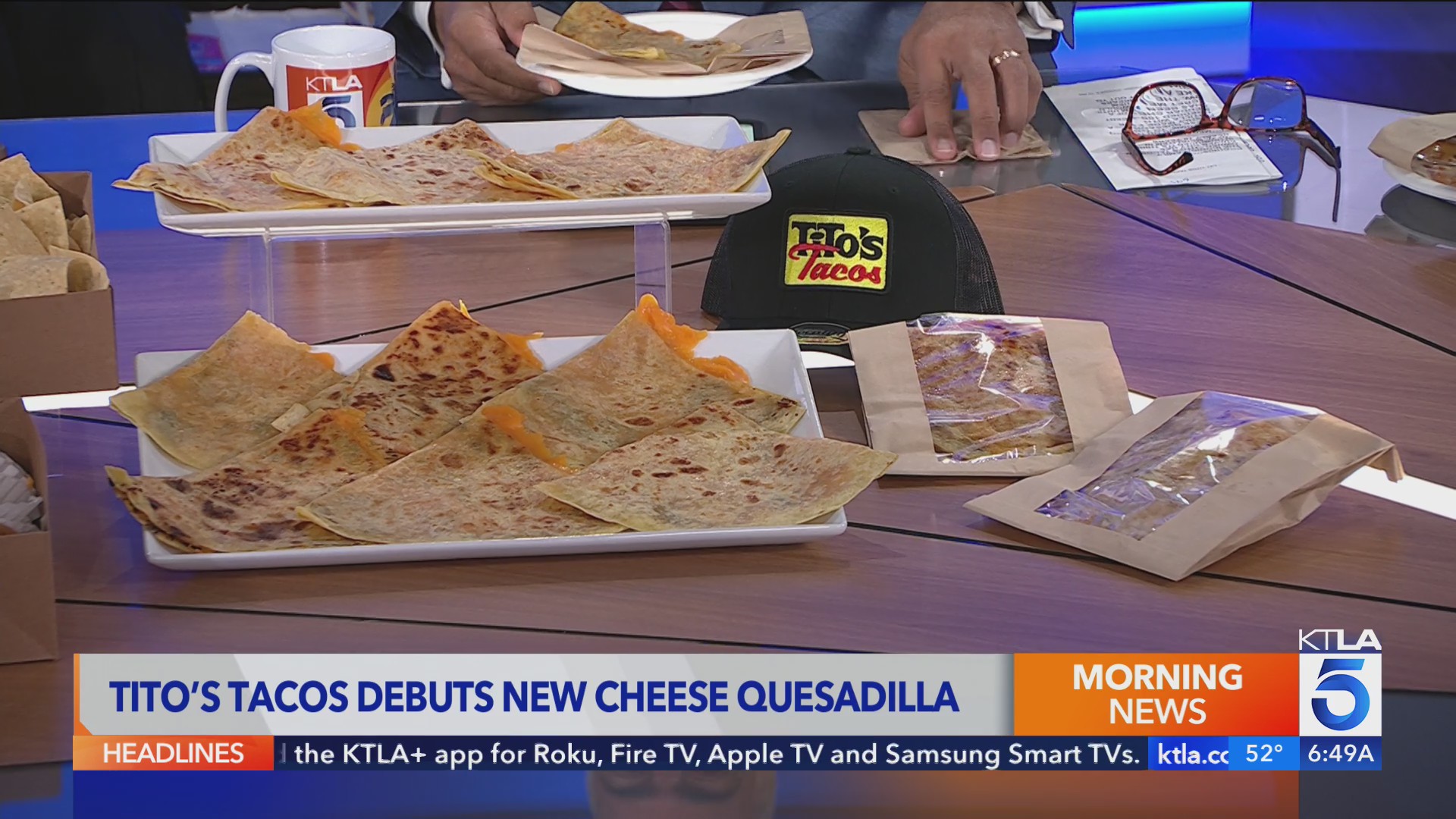 Tito’s Tacos introduces new cheese quesadilla – KTLA