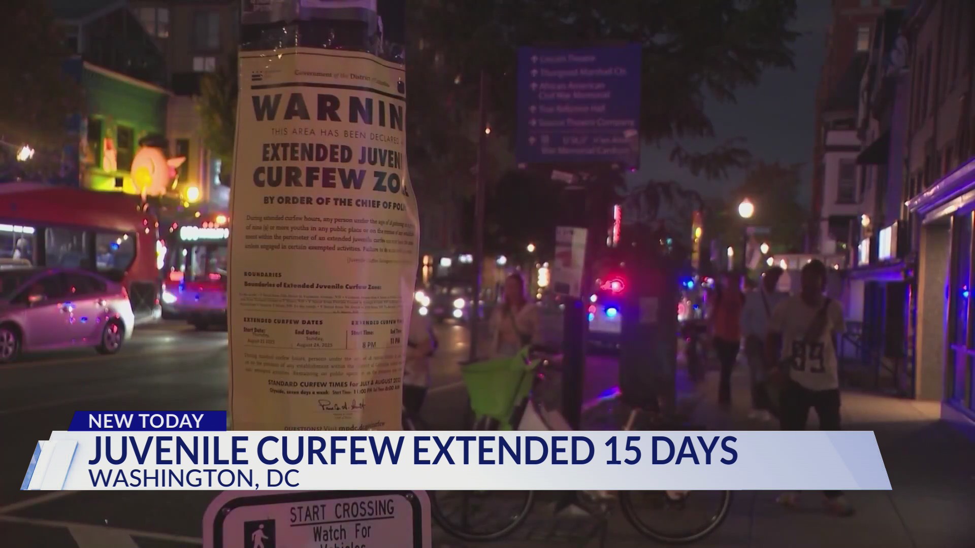 DC juvenile curfew extended by 15 days – DC News Now | DC, Virginia ...