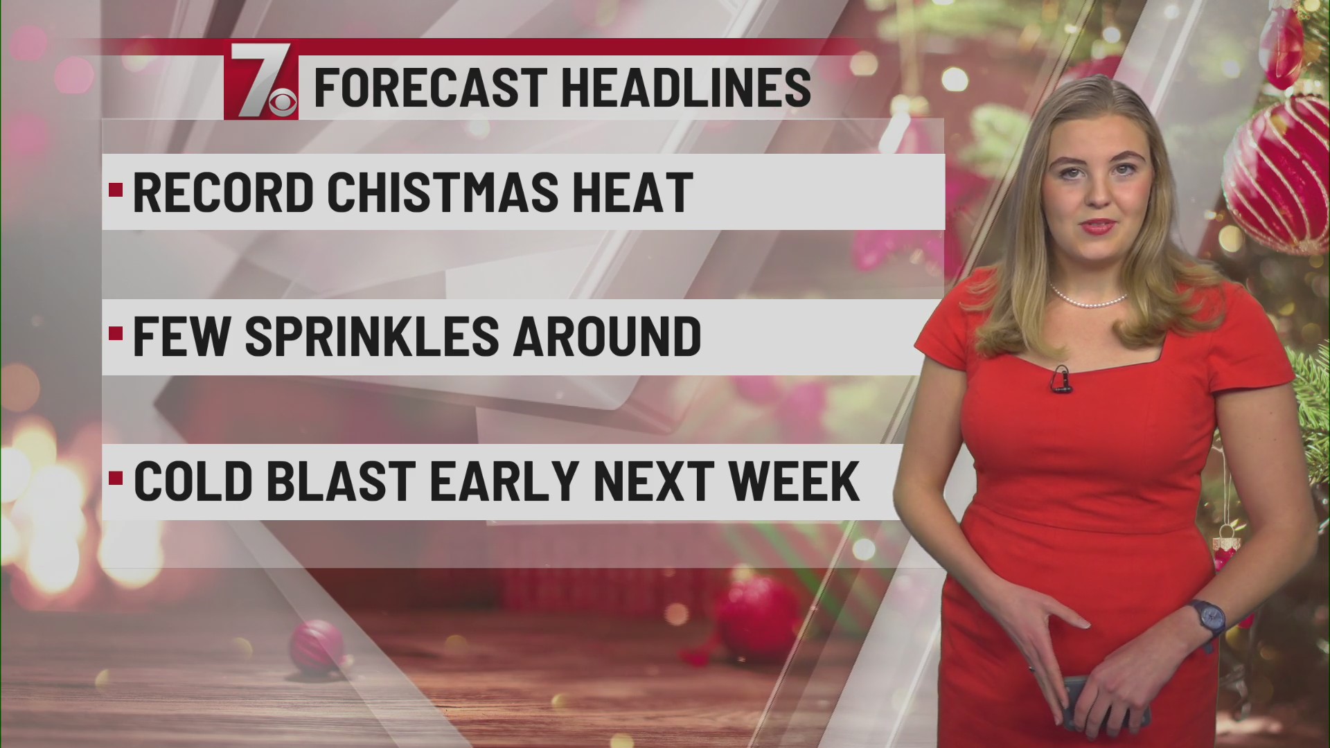 Wednesday pm weather 12/24 – WSPA 7NEWS