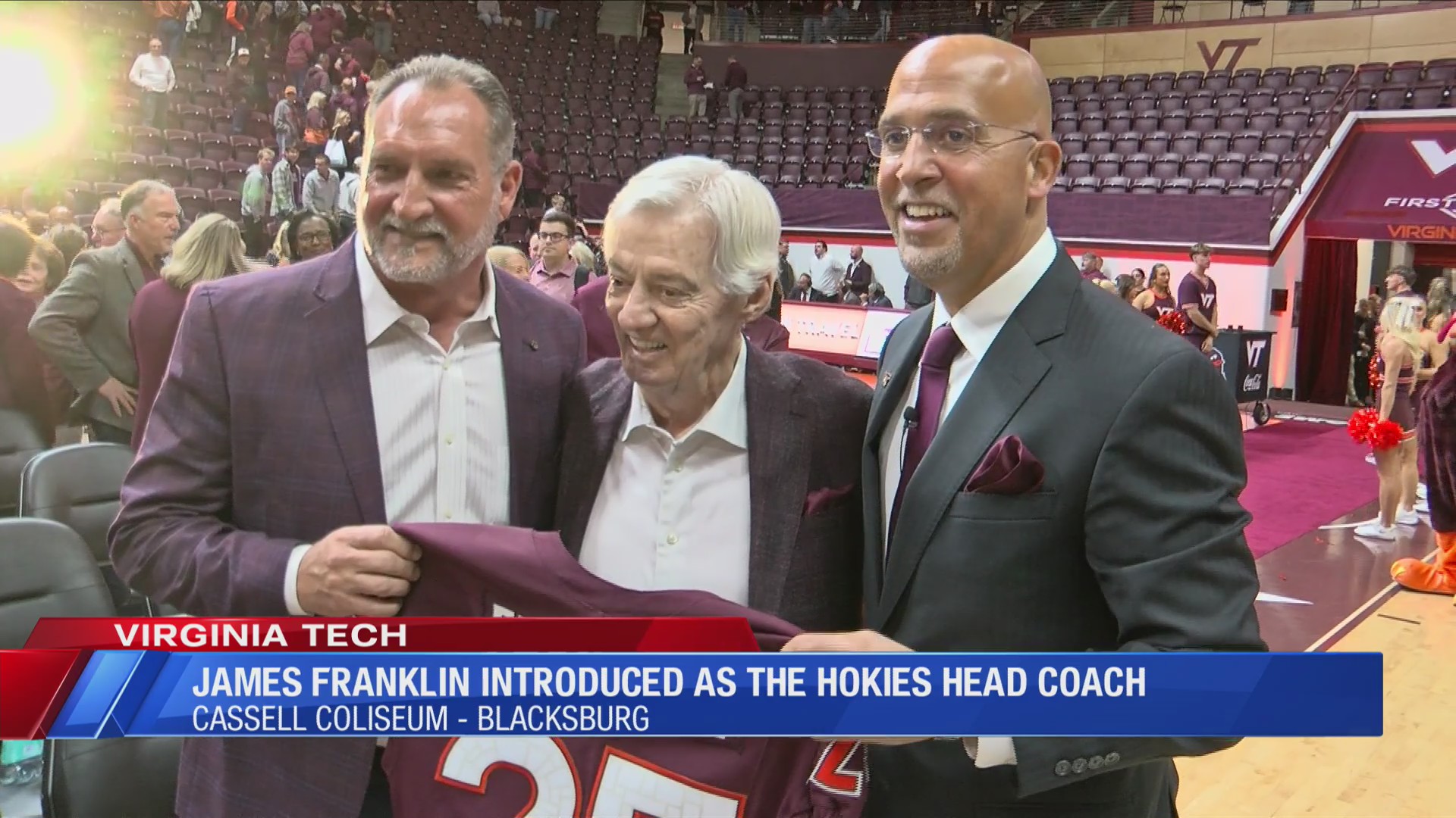 James Franklin is the new Virginia Tech head football coach with Frank ...