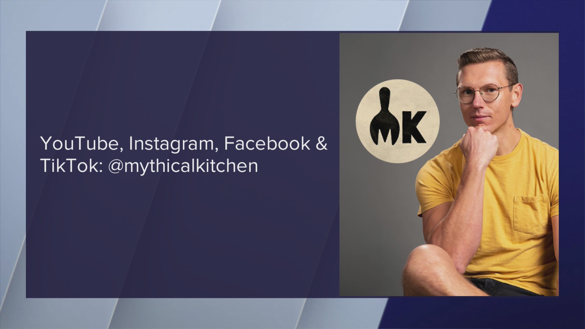 Josh Scherer from ‘Mythical Kitchen’ – WGN-TV
