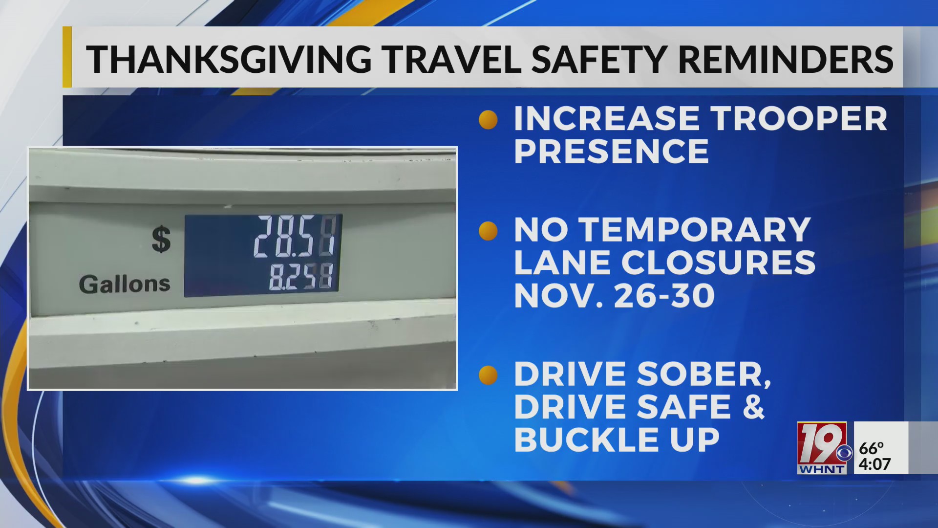 Thanksgiving Travel Safety Reminders | Nov. 20, 2025 | News 19 at 4 p.m ...