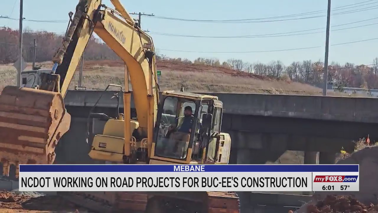 NCDOT works on road projects for Buc-ee’s construction – FOX8 WGHP