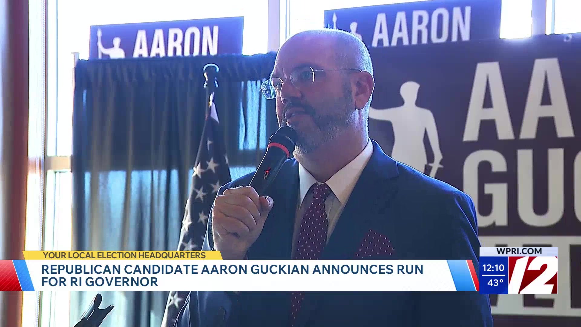 Republican candidate Aaron Guckian announces run for RI Governor – WPRI.com