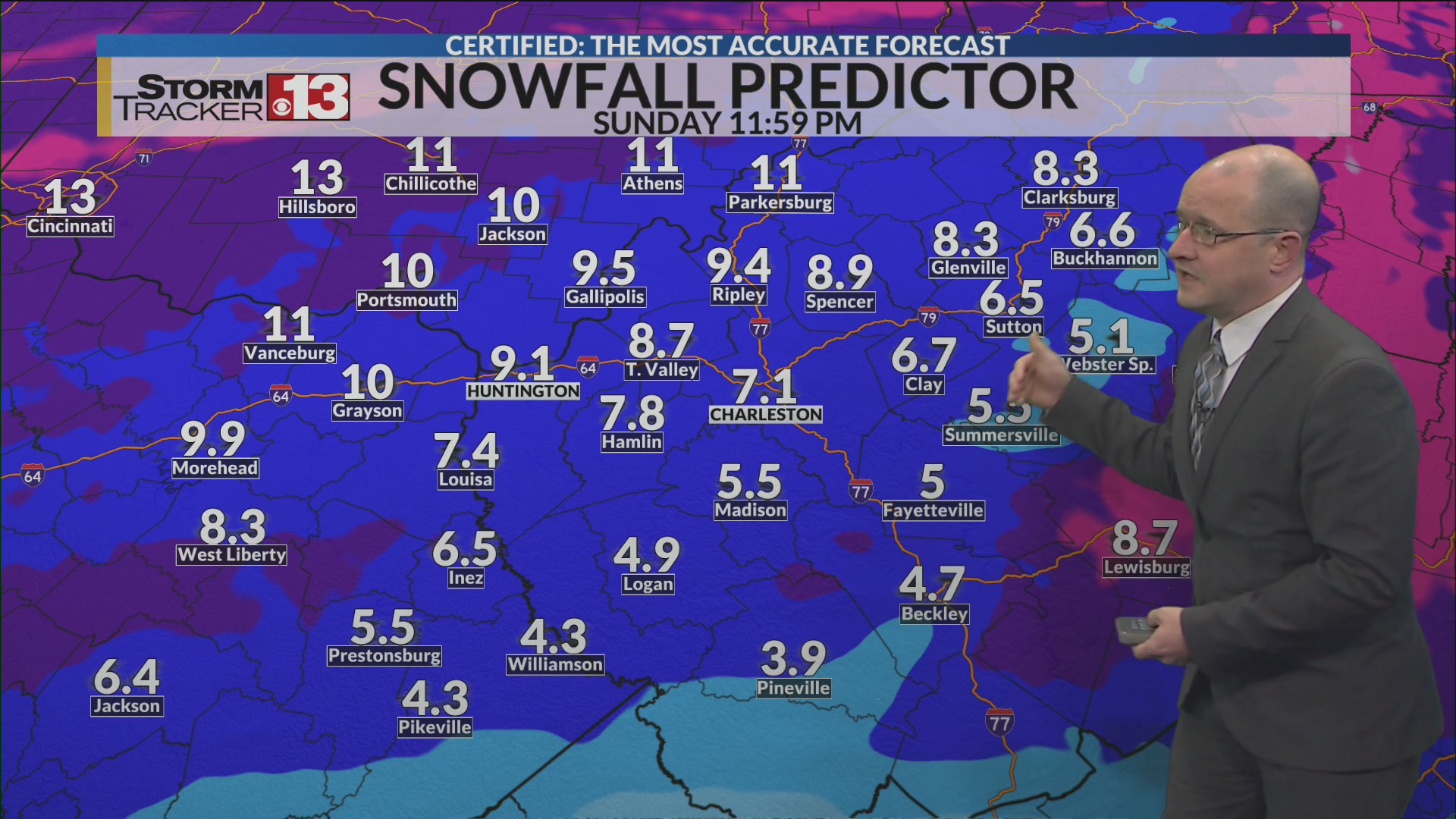 Friday Morning Winter Storm Update – WOWK 13 News