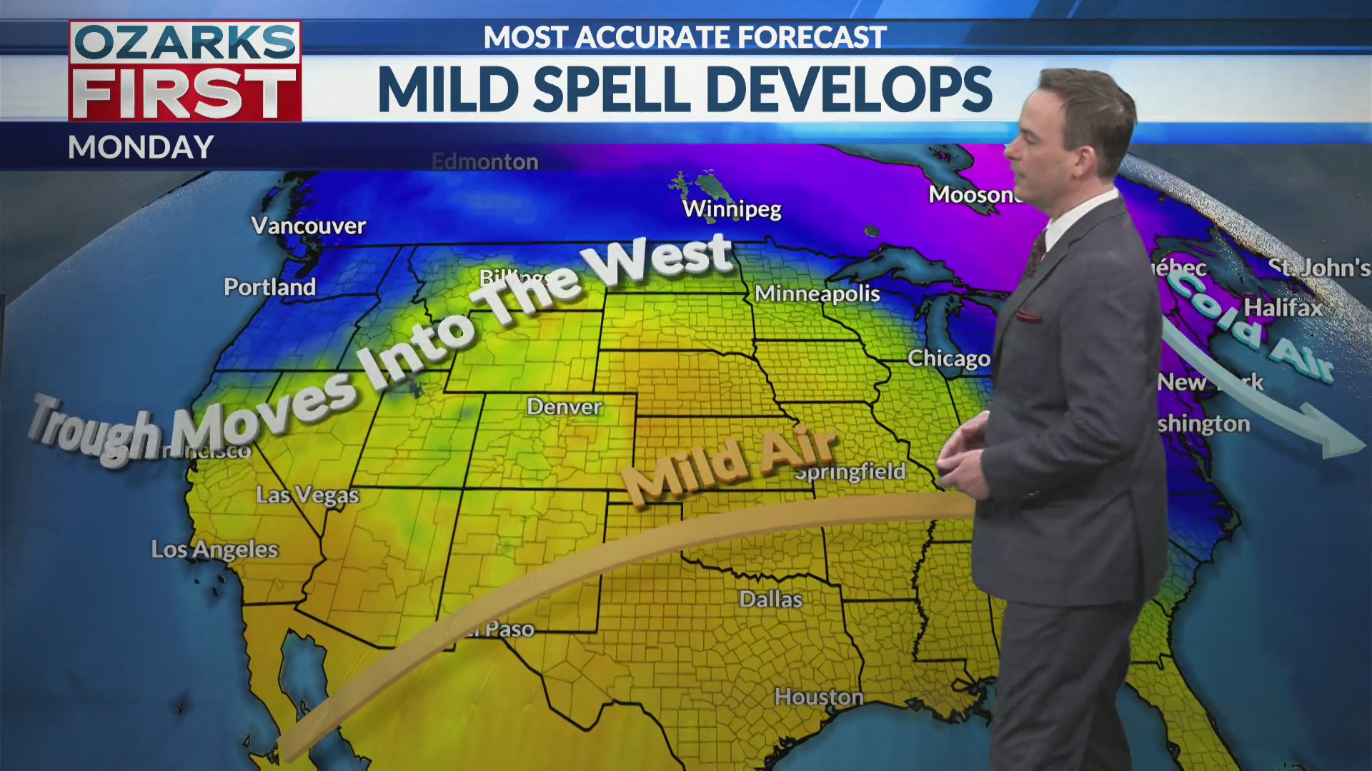 Warmest weather in weeks showing up – KOLR – OzarksFirst.com
