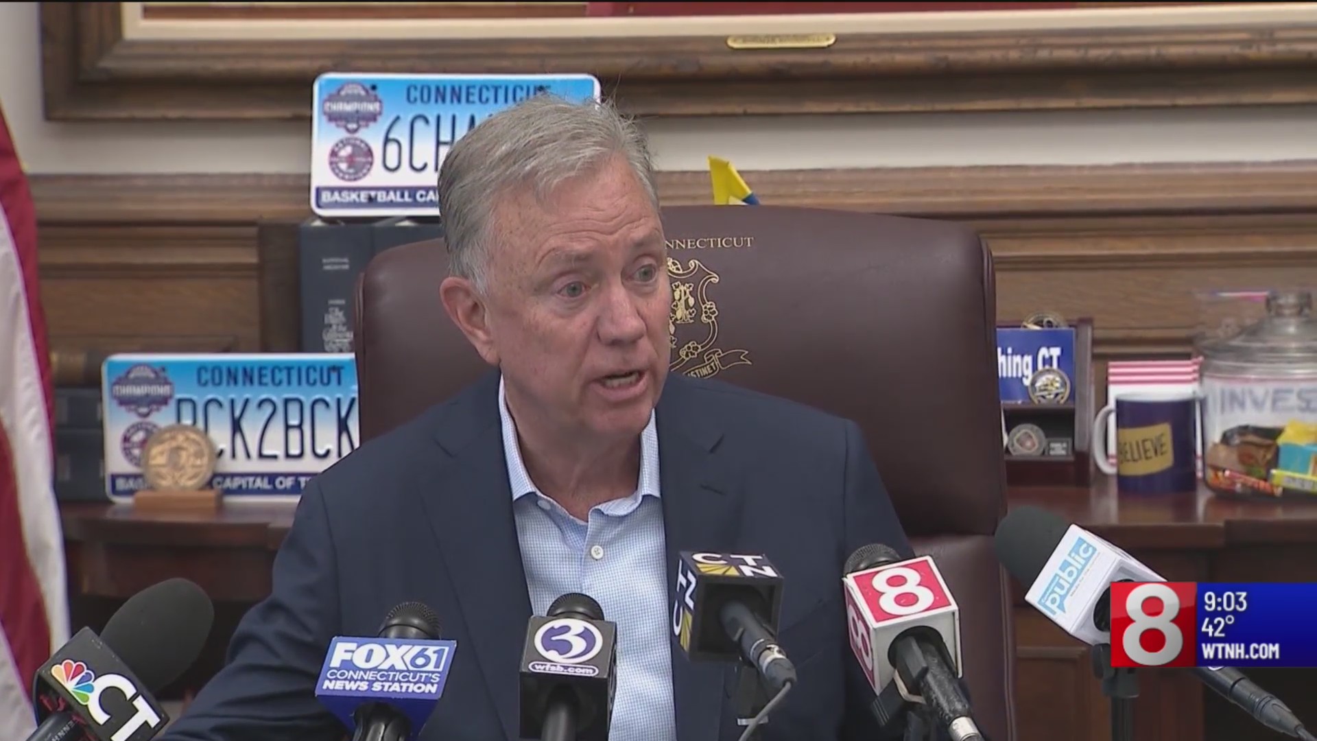 VIDEO: Connecticut Gov. Ned Lamont officially announces reelection bid ...
