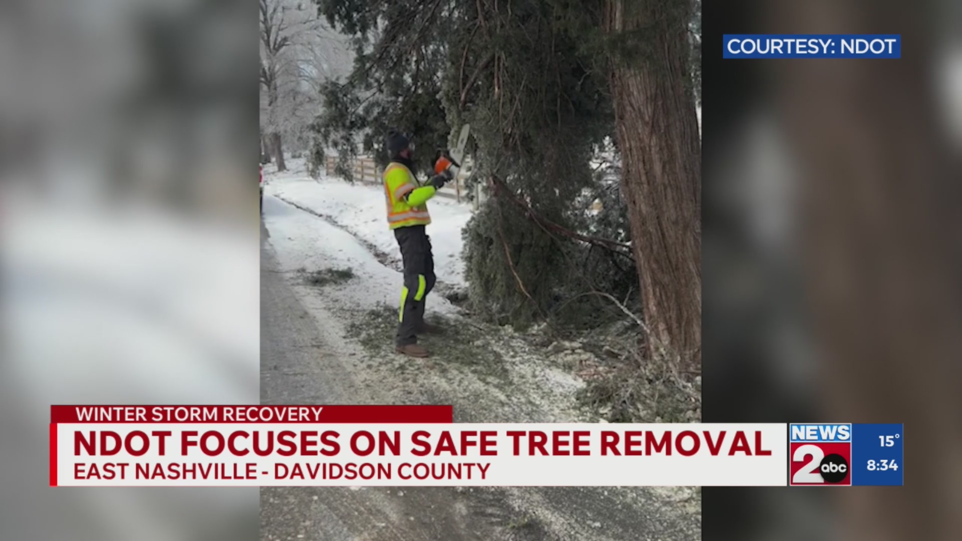 NDOT focuses on safe tree removal – WKRN News 2