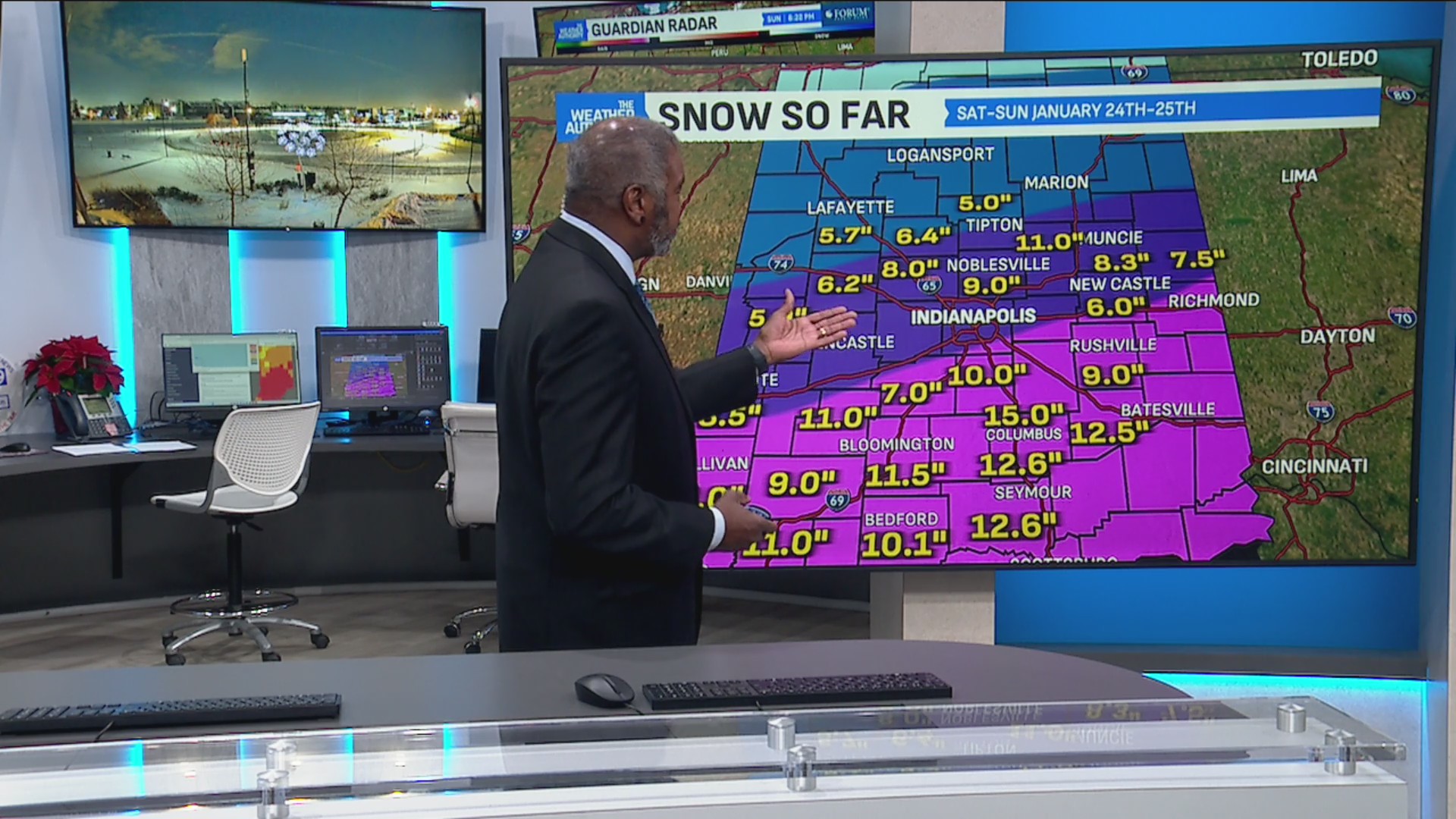 How much snow did central Indiana get? – Fox 59