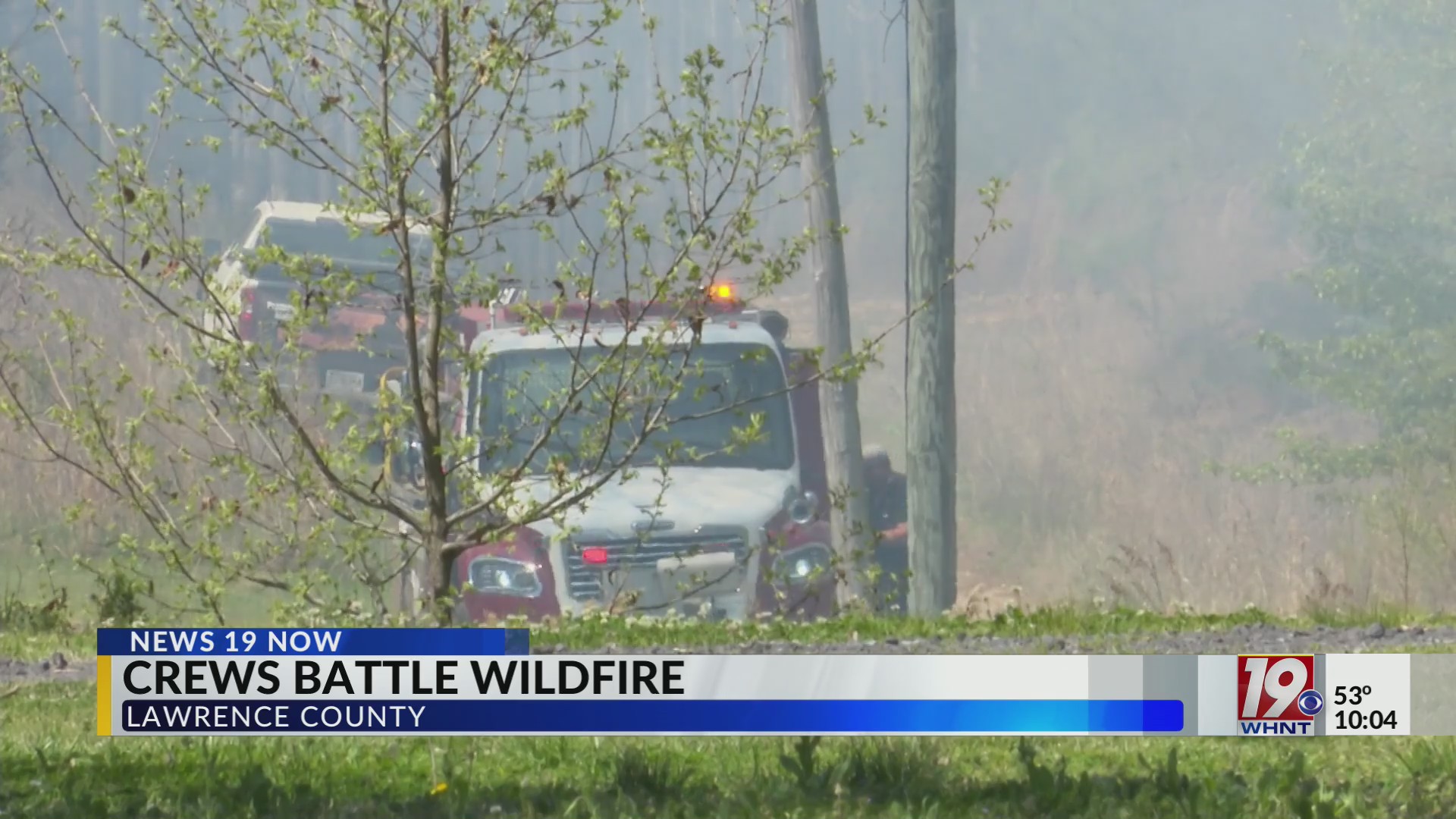 Crews Battle Brush Fire in Lawrence County | March 28, 2026 | News 19 ...