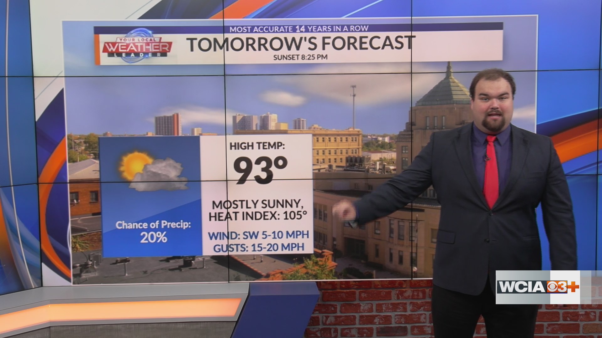 Adam “Heat is still here, but storms arrive near the weekend” – WCIA.com