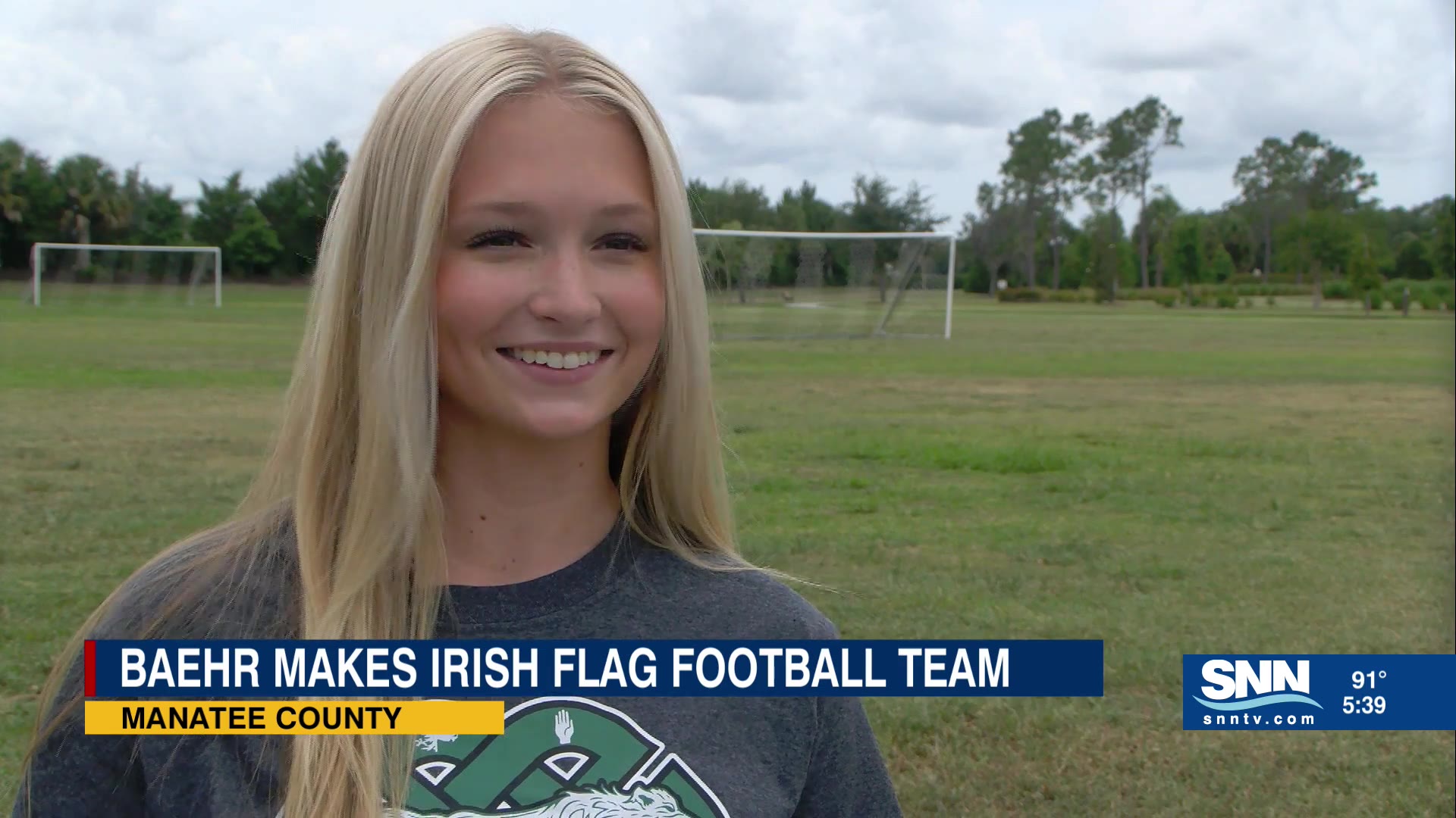 Maddie Baehr selected to Irish National Flag Football team – SNN News