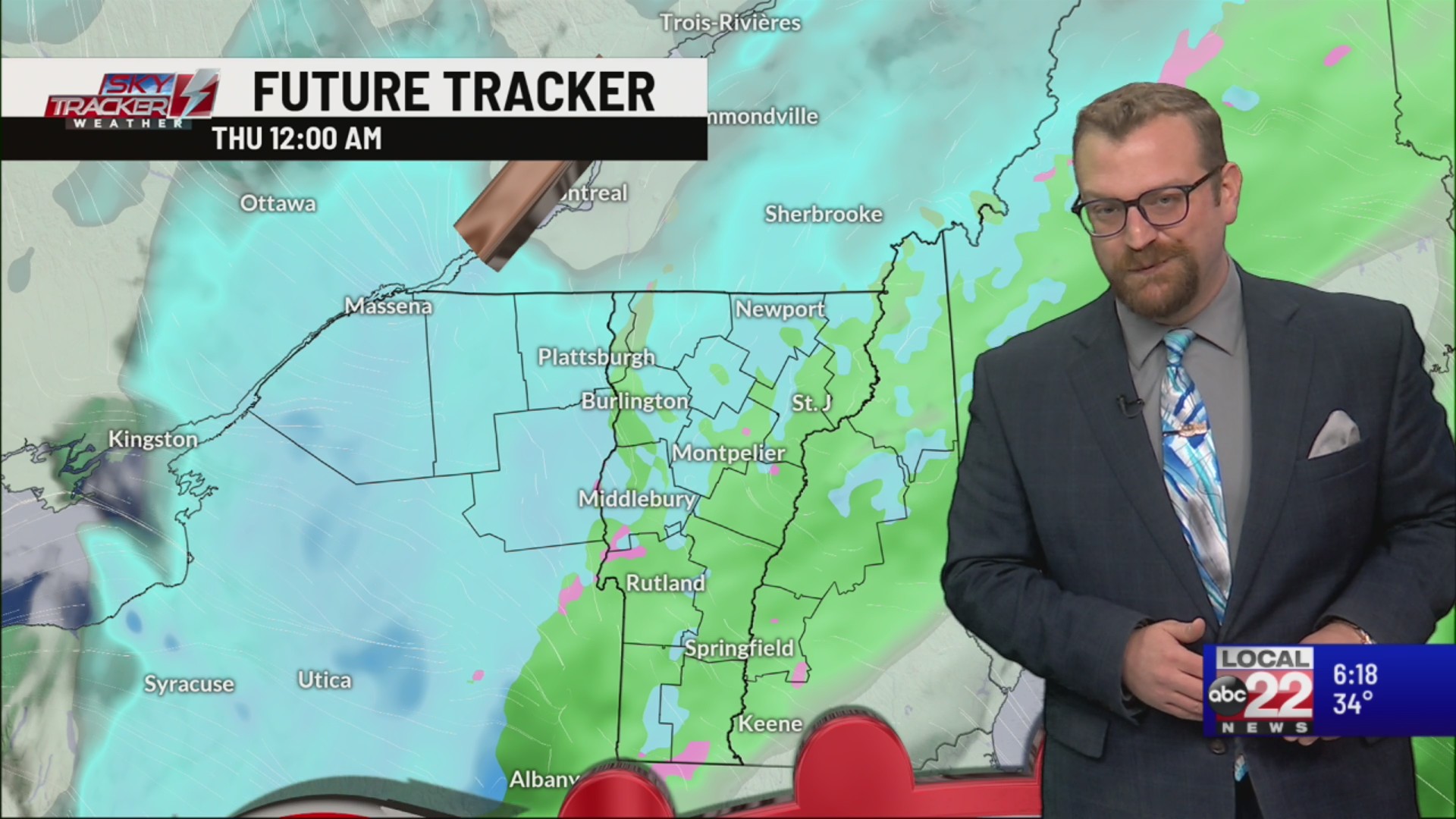 Light wintry mix Wednesday before steady snow Thursday – ABC22 & FOX44