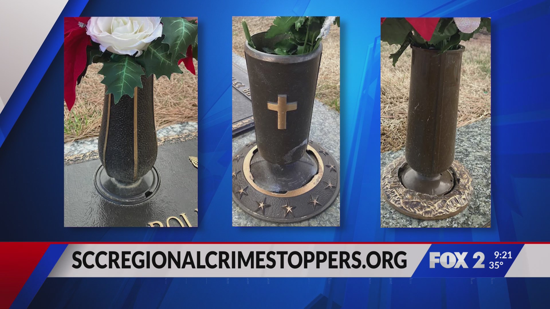 41 vases stolen from St. Charles cemetery: Police – FOX 2