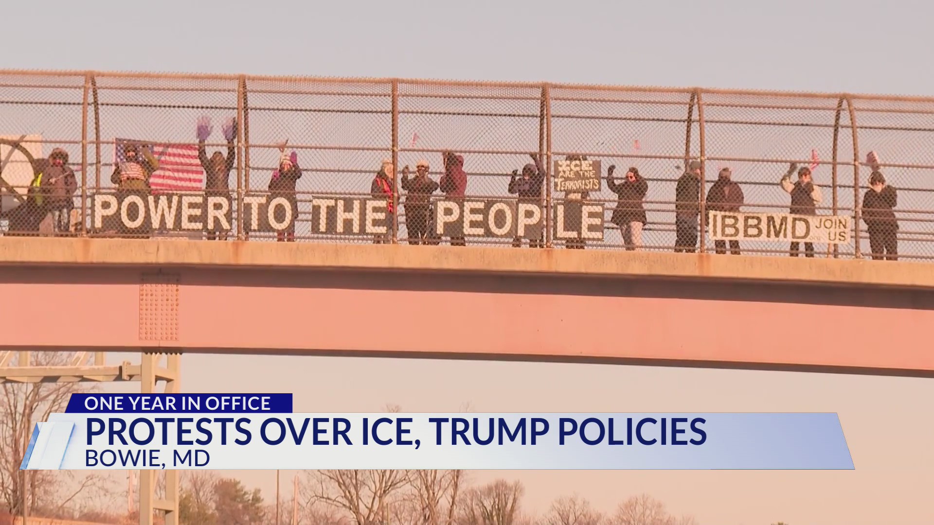 Community reacts to Trump’s first year in second term, protest against ...