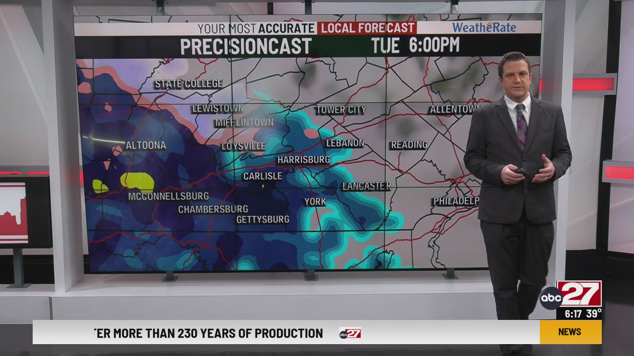 Brett’s Monday Morning Daybreak Forecast – ABC27