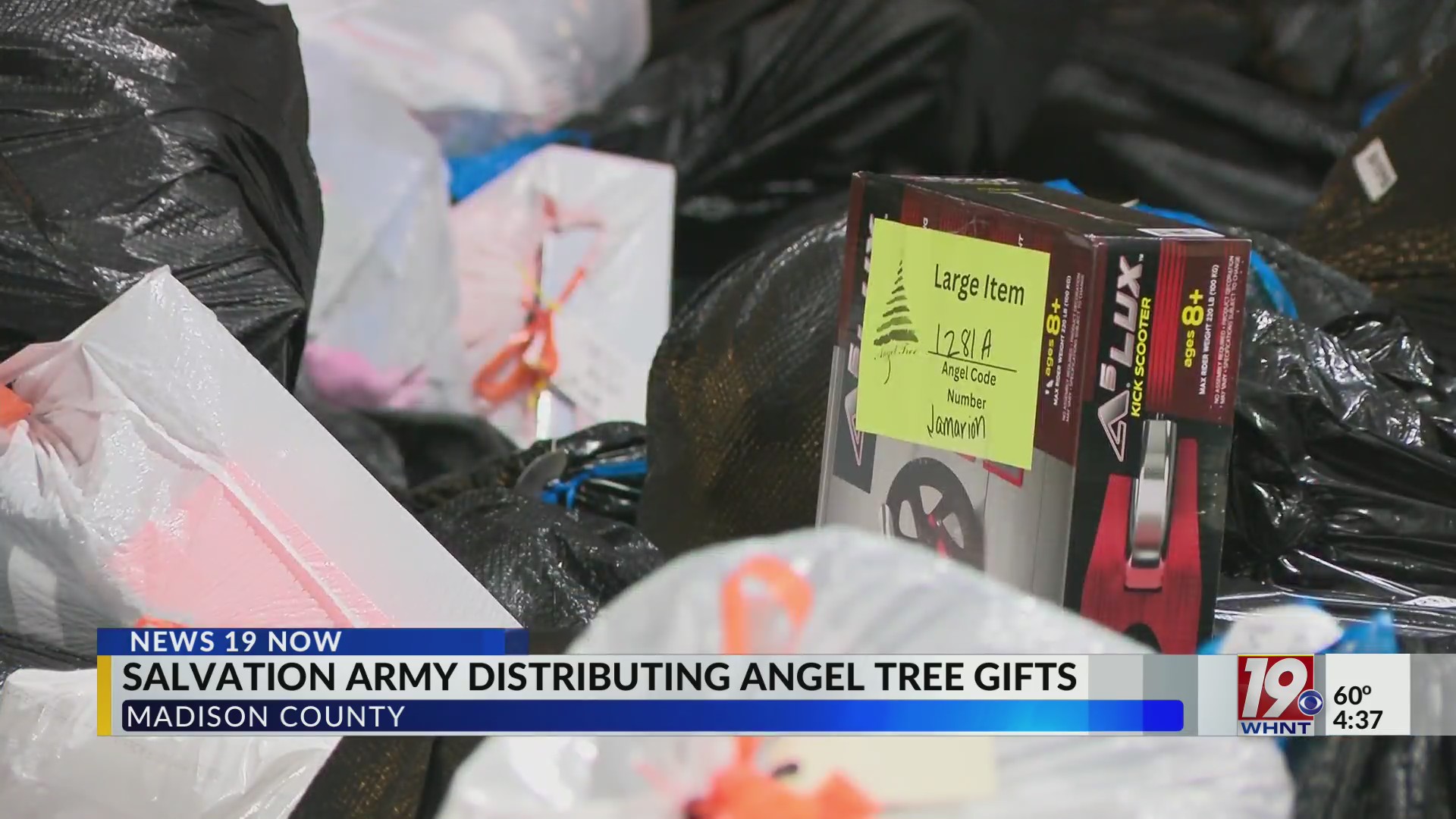 Salvation Army Distributing Angel Tree Gifts | Dec. 18, 2025 | News 19 ...