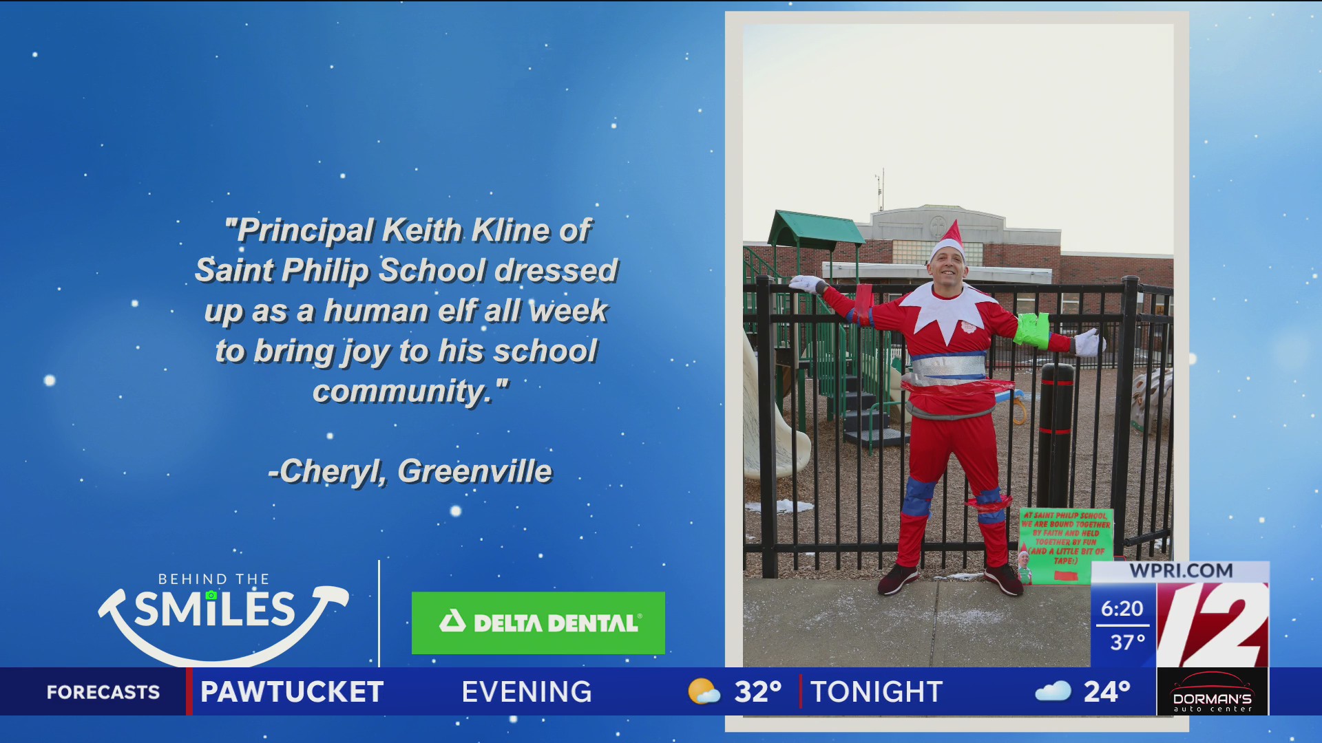 Behind the Smiles Photo for 12/24/25 from Cheryl in Greenville – WPRI.com
