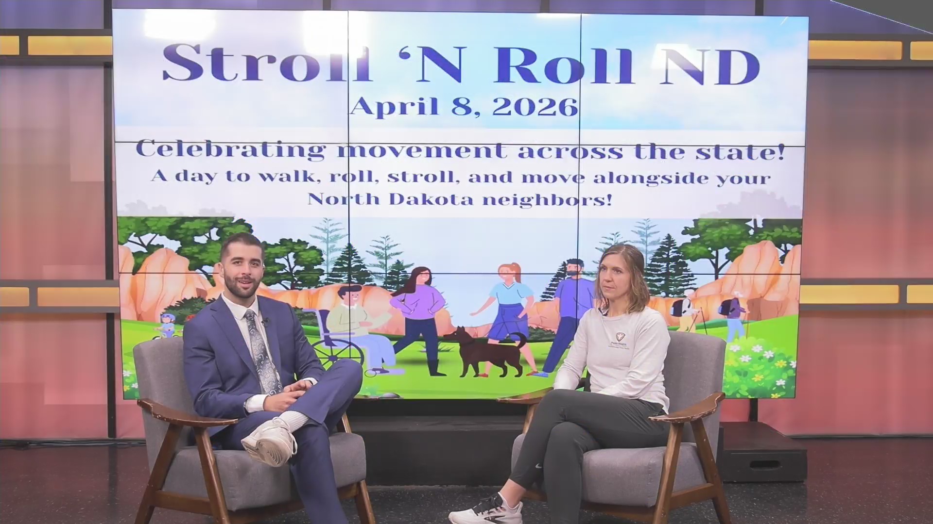 Good Day Dakota – National Public Health Week ND Stroll and Roll – KX NEWS