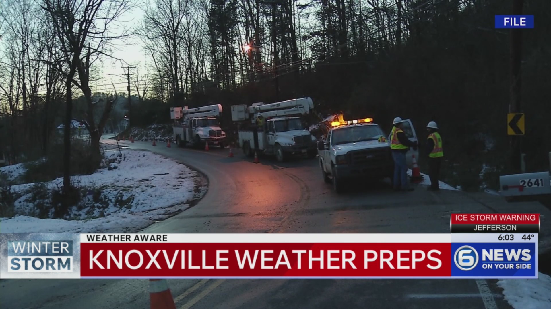 Residents urged to stay off icy roads as Knoxville braces for winter ...