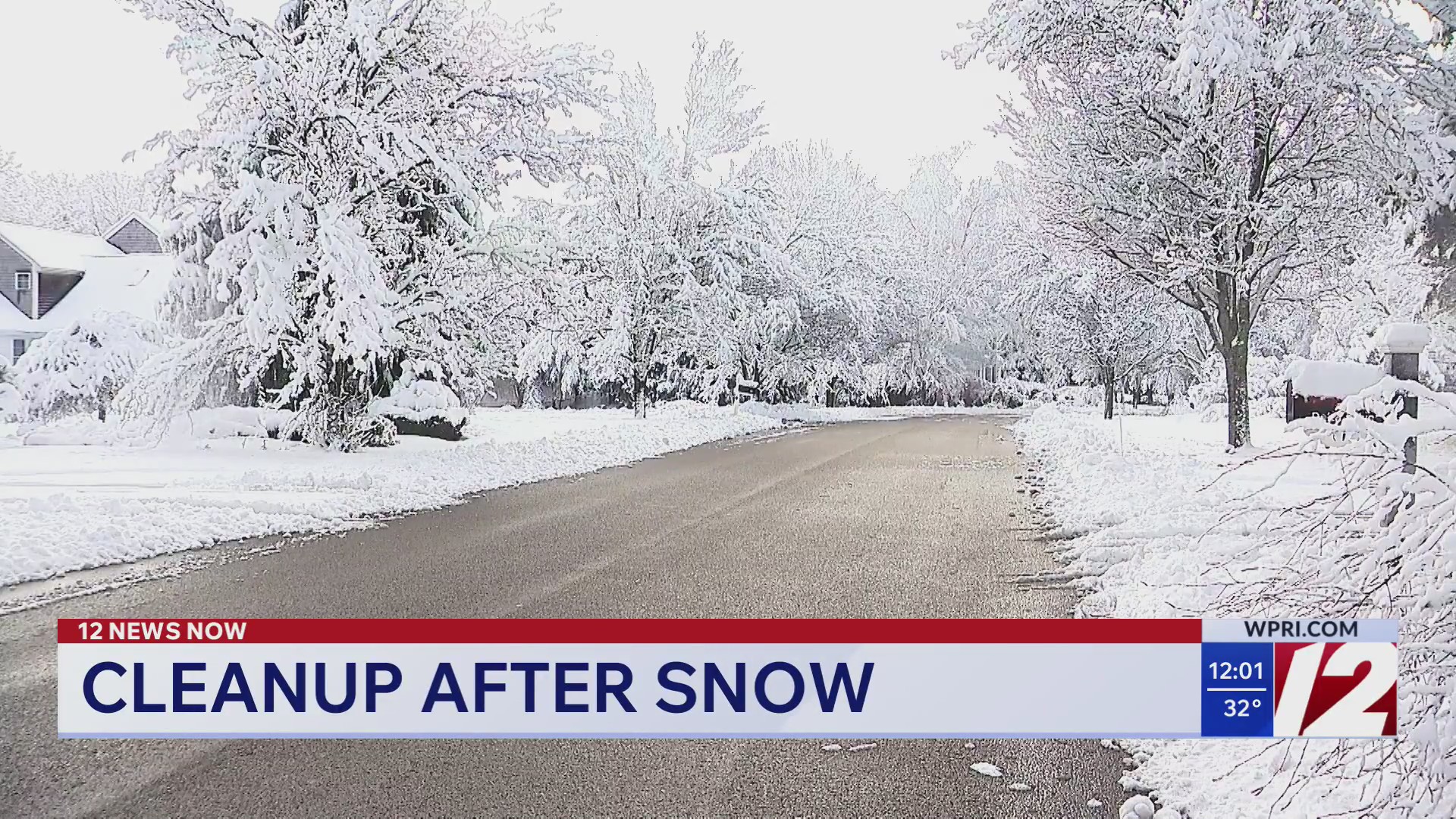 ‘It’s like a winter wonderland’: Snow cleanup underway as temperature ...
