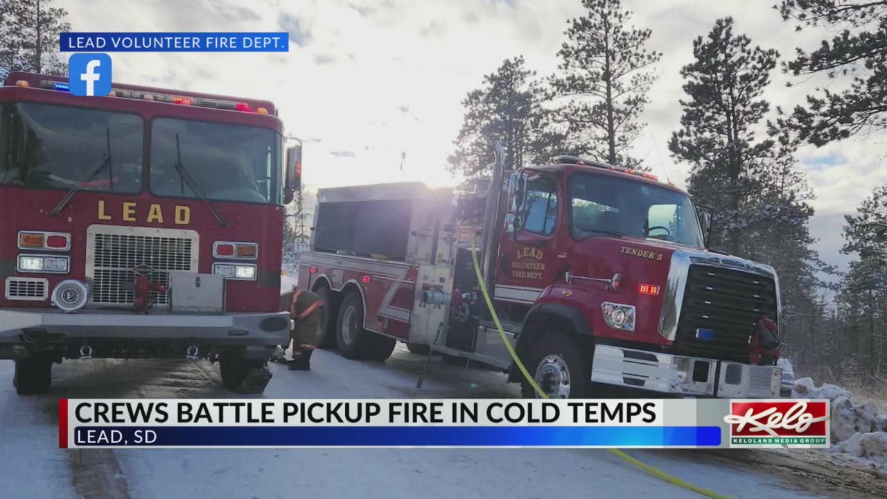 Lead Fire Dept. fights ammunition fire and cold temps – KELOLAND.com
