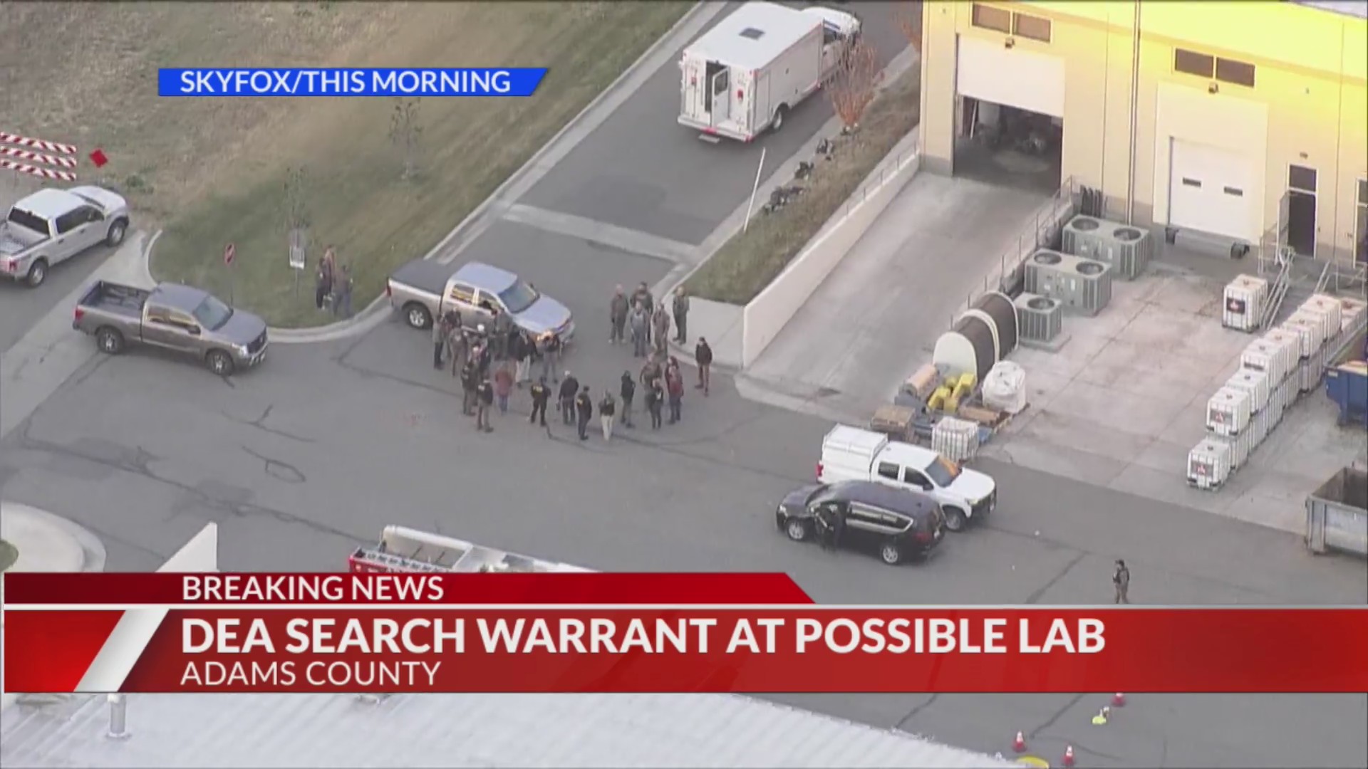 DEA executes search warrant for possible lab in Adams County – FOX31 Denver