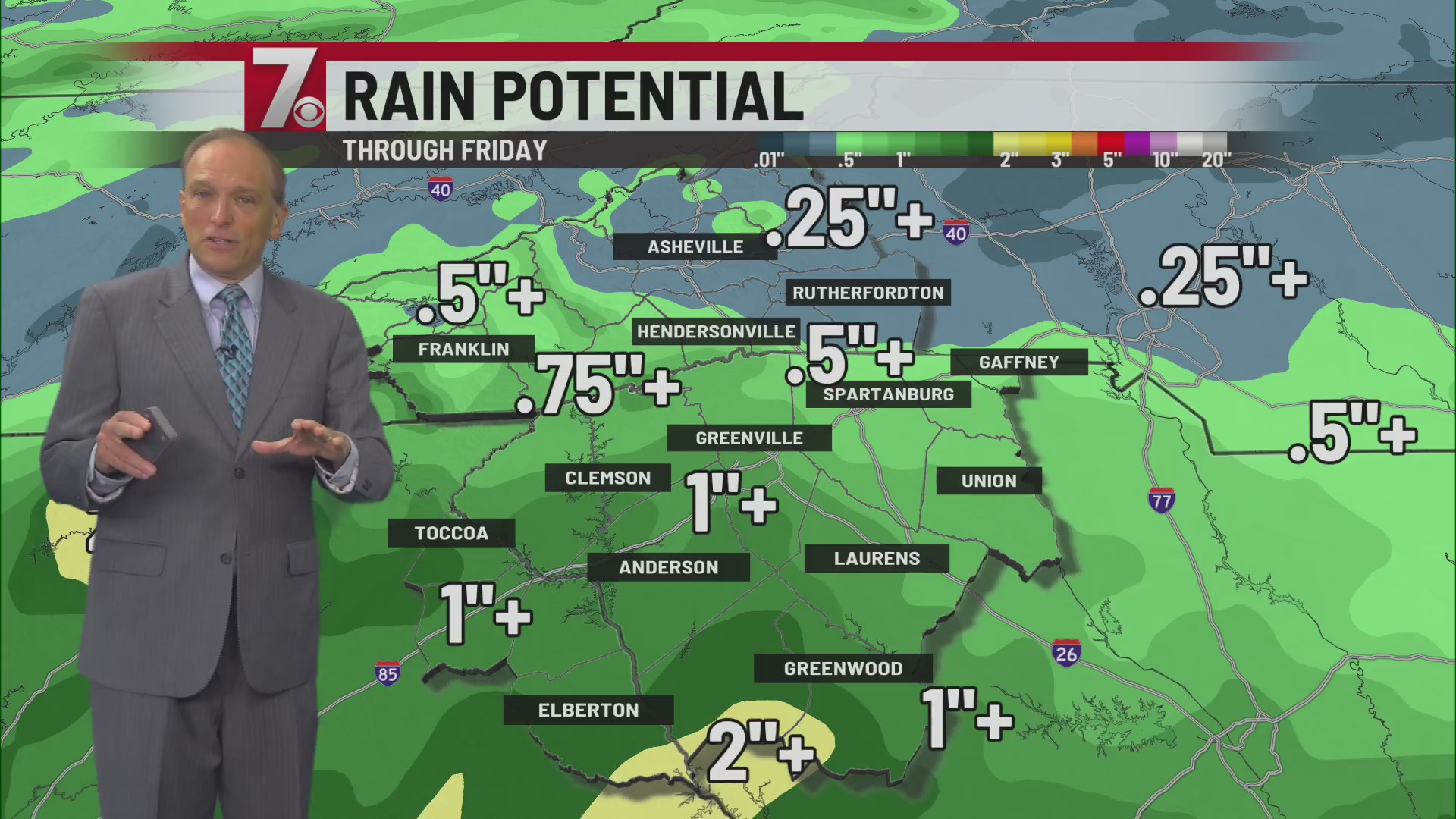7Weather Wednesday AM Forecast – WSPA 7NEWS