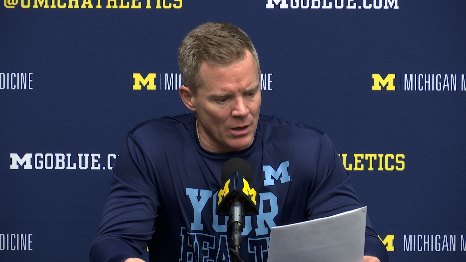 Full Dusty May press conference after Michigan’s 75-72 win over ...