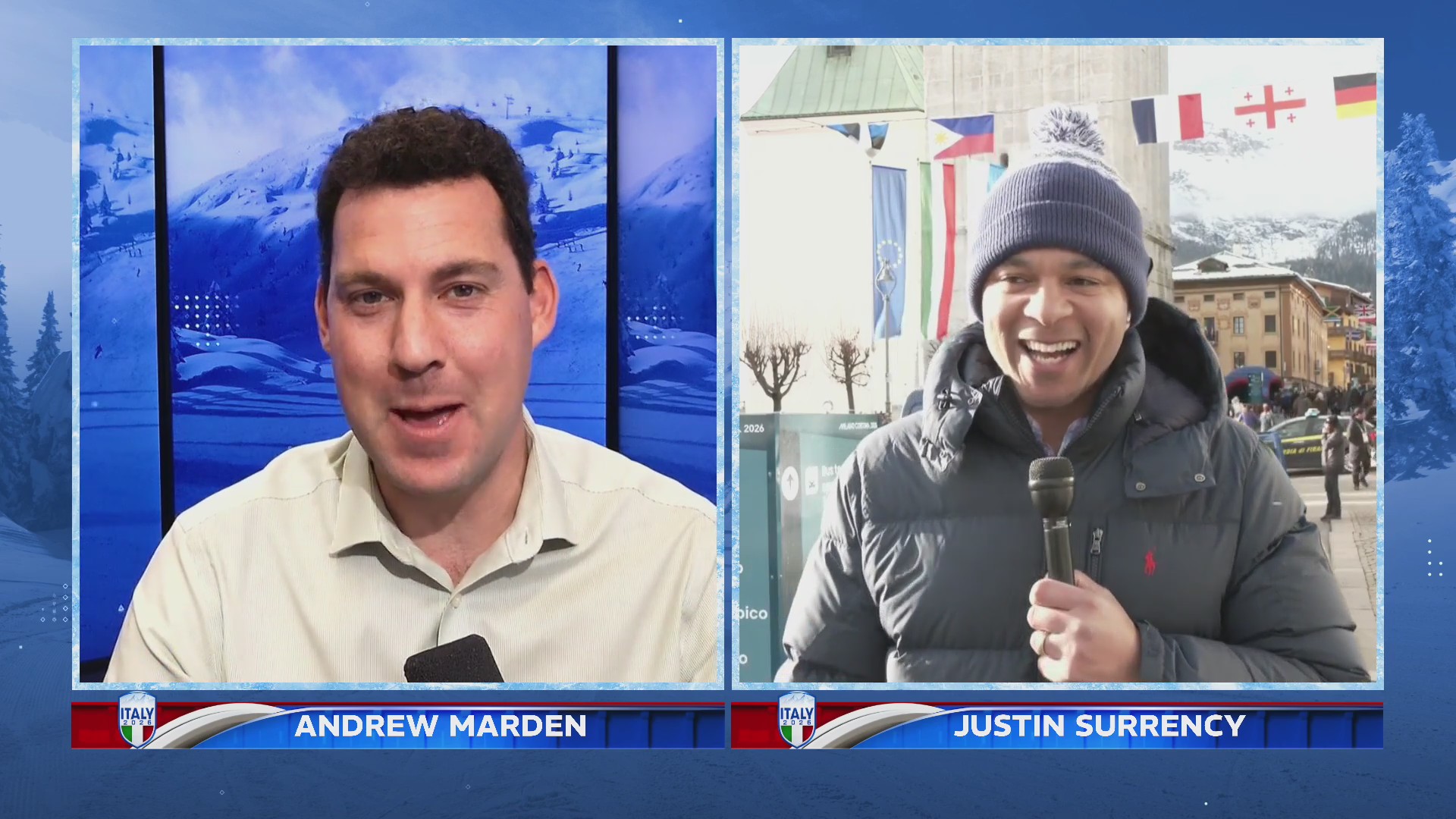 Justin Surrency reports live on Inside Italy 2026 – Feb. 11 – who13.com