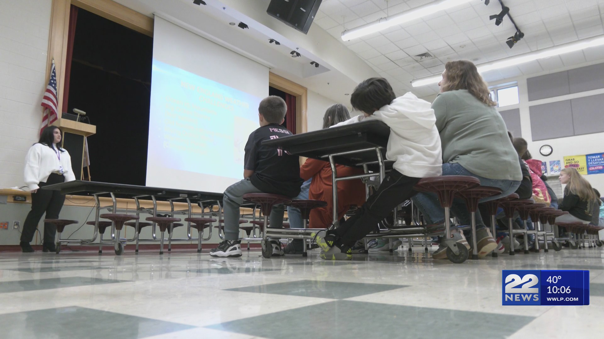 22New Meteorologist Alexa Bianco visits Hatfield Elementary School to ...