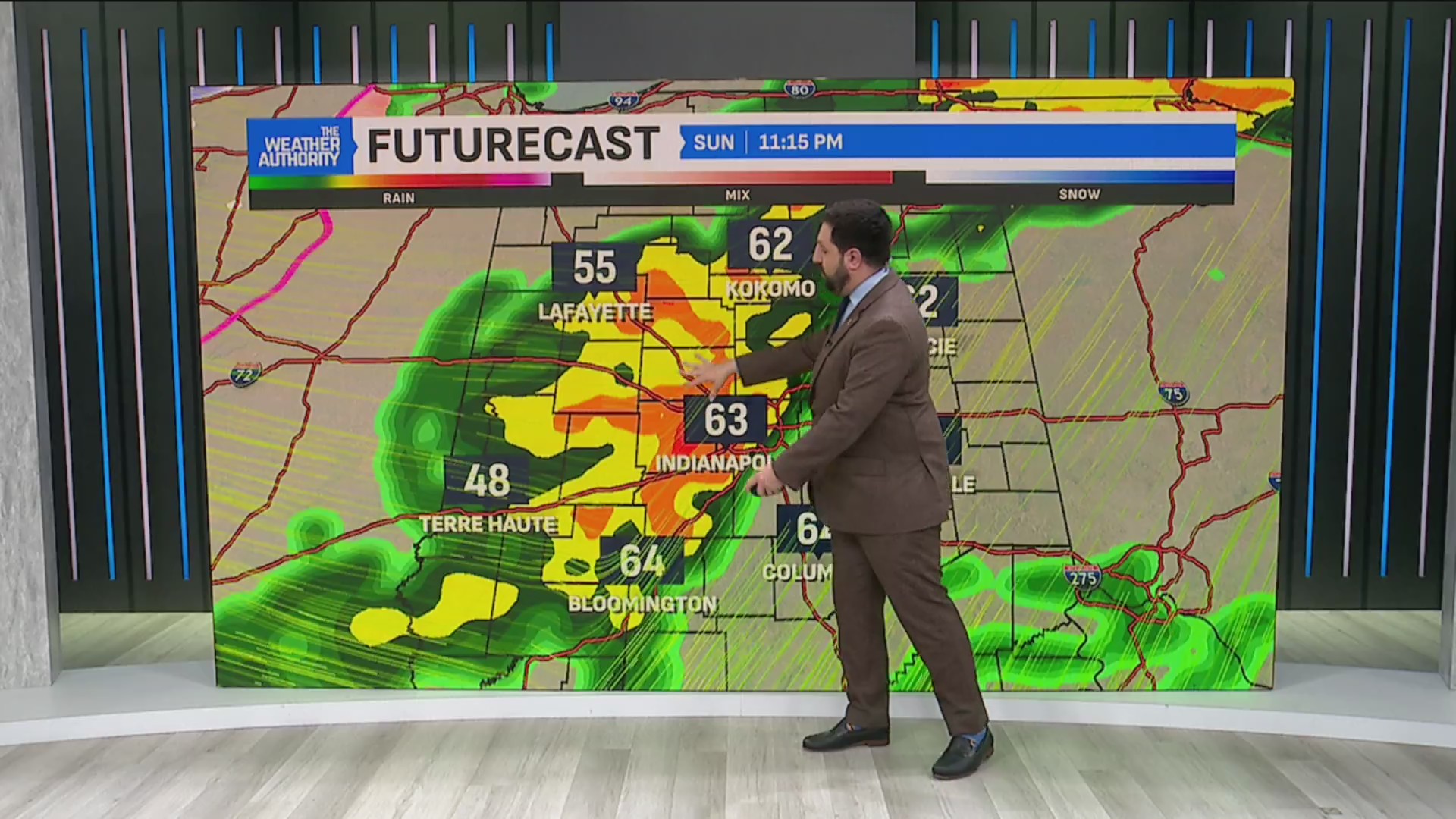 Warm weekend before rain, storms and plummeting temps in central ...