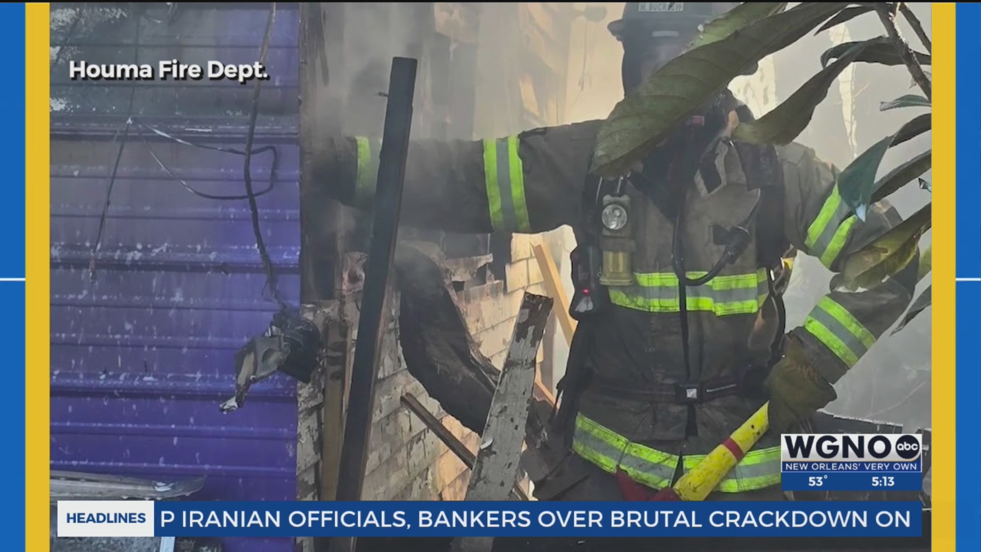 Houma Fire Department responds to structure fire – WGNO