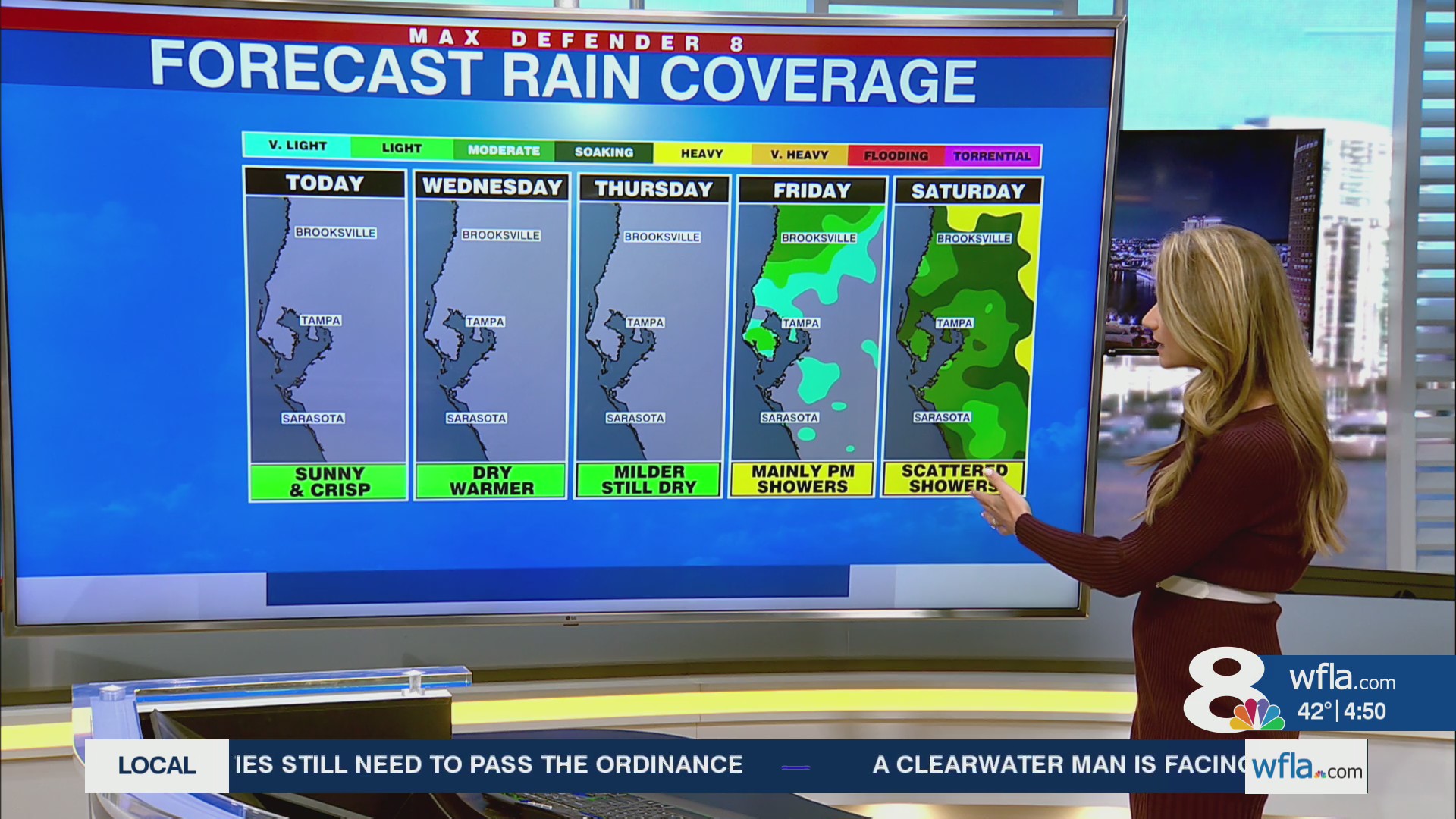 Cold Tuesday, warmer by the end of the week – WFLA