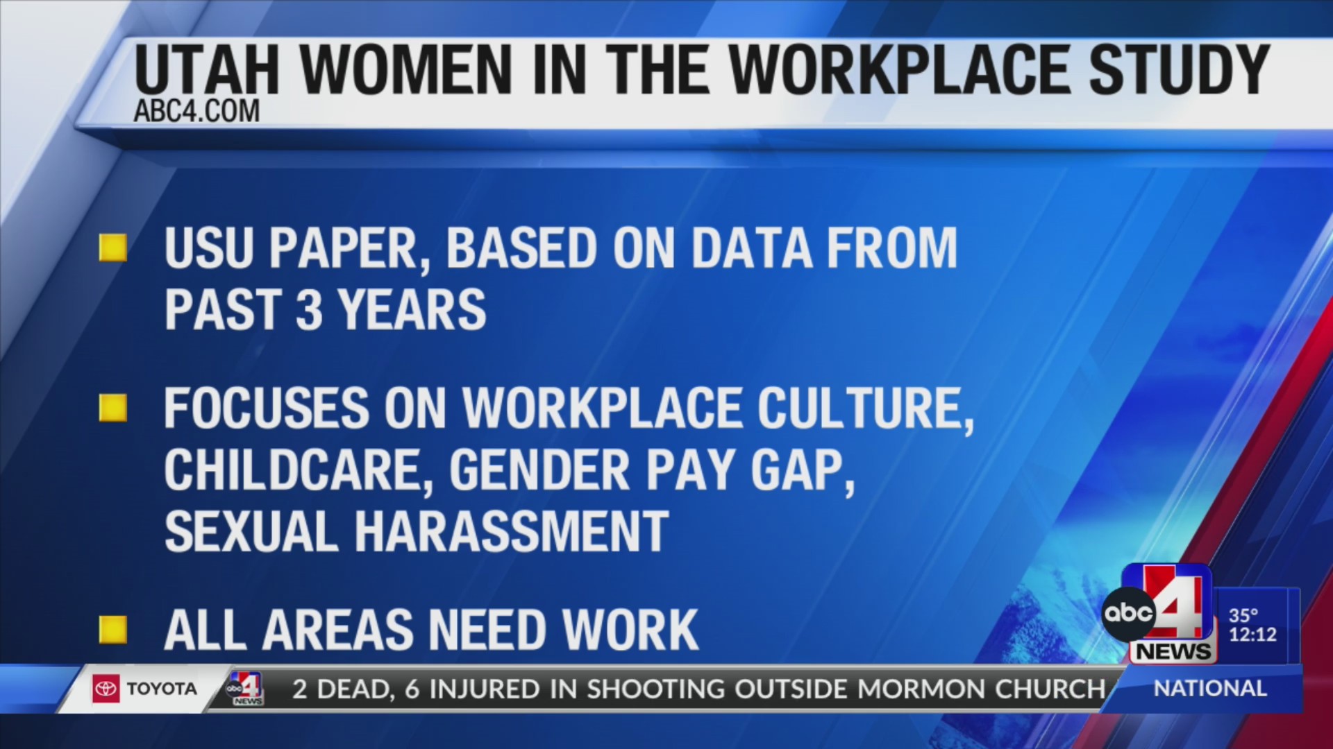 USU Women in the workplace study – ABC4 Utah