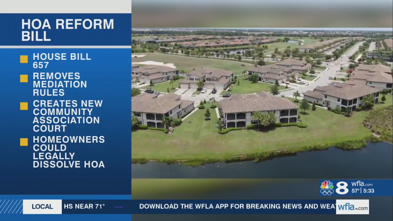 Newly filed bill pushes for HOA reform – WFLA