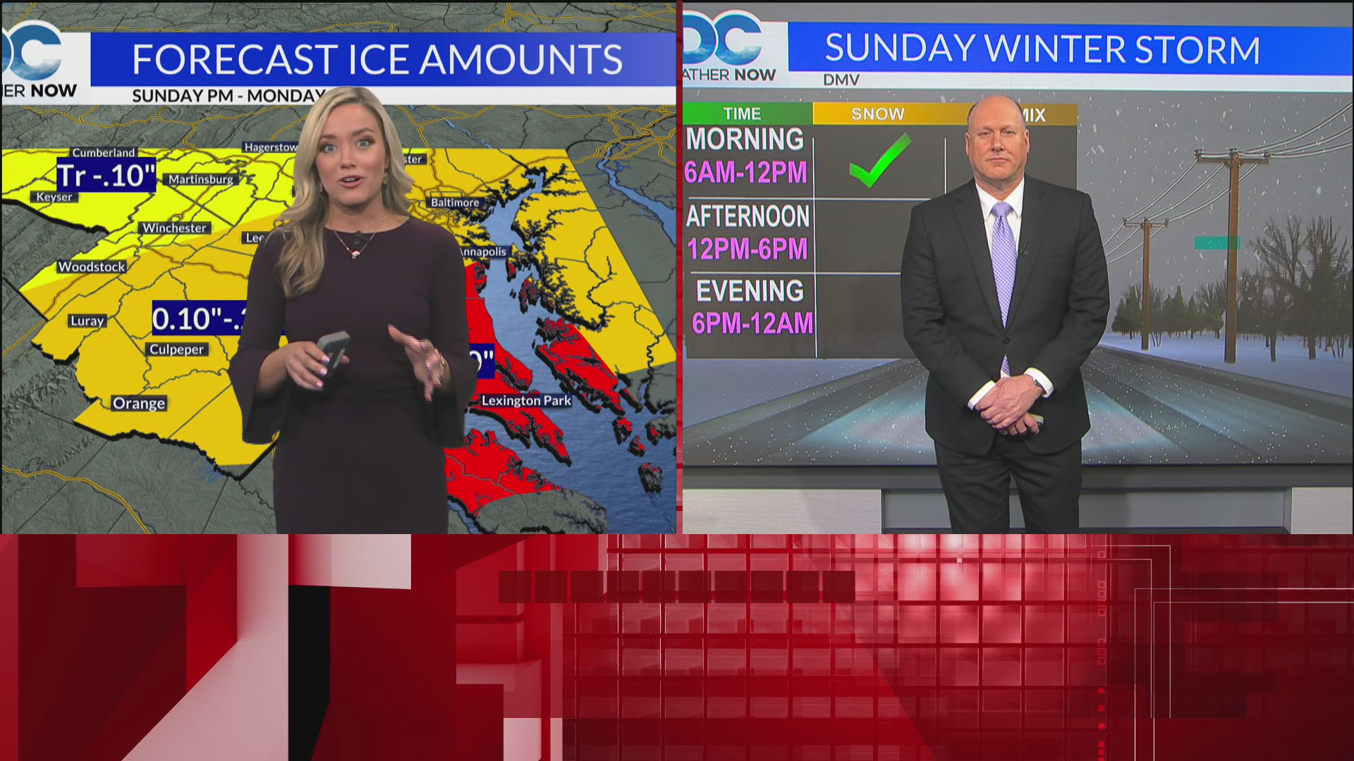 Heavy snow overnight into Sunday morning – DC News Now | DC, Virginia ...