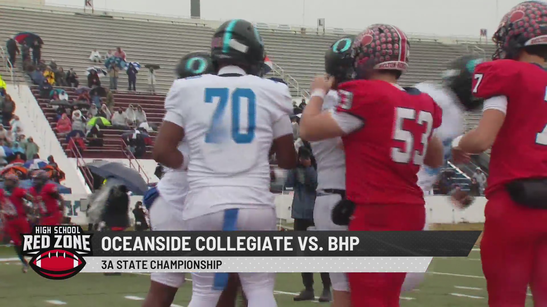Oceanside Collegiate vs. BHP in 3A State Championship – WSPA 7NEWS