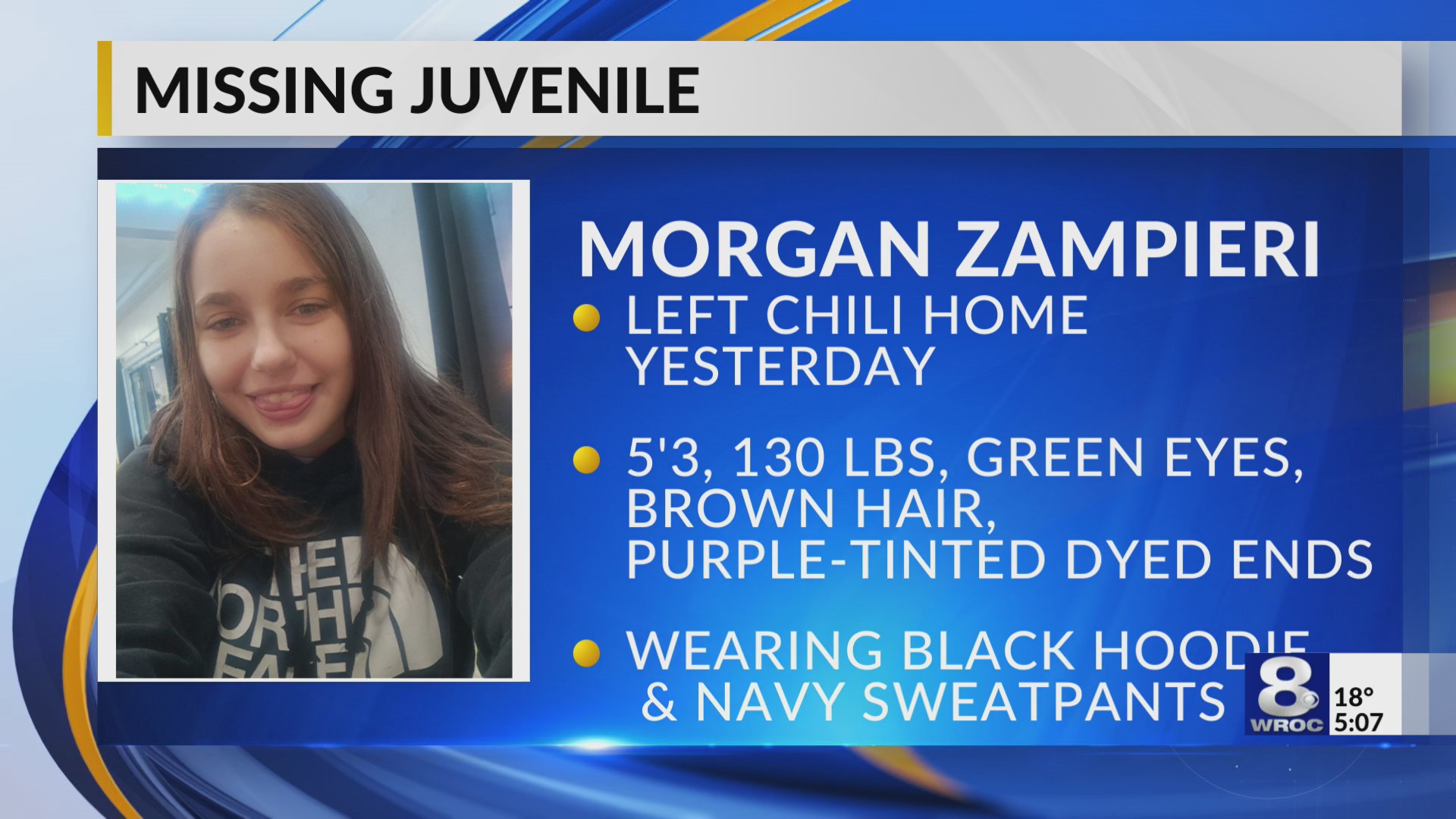 Deputies searching for missing teen last seen in Chili – RochesterFirst