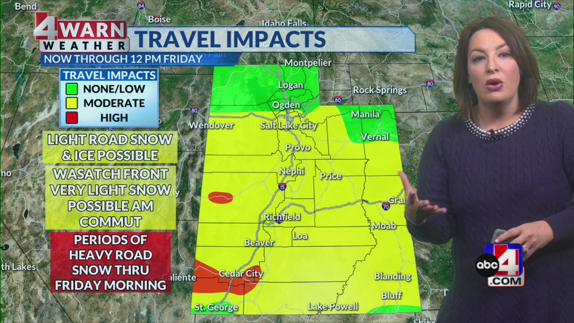 Snow returns to central and southern Utah – ABC4 Utah