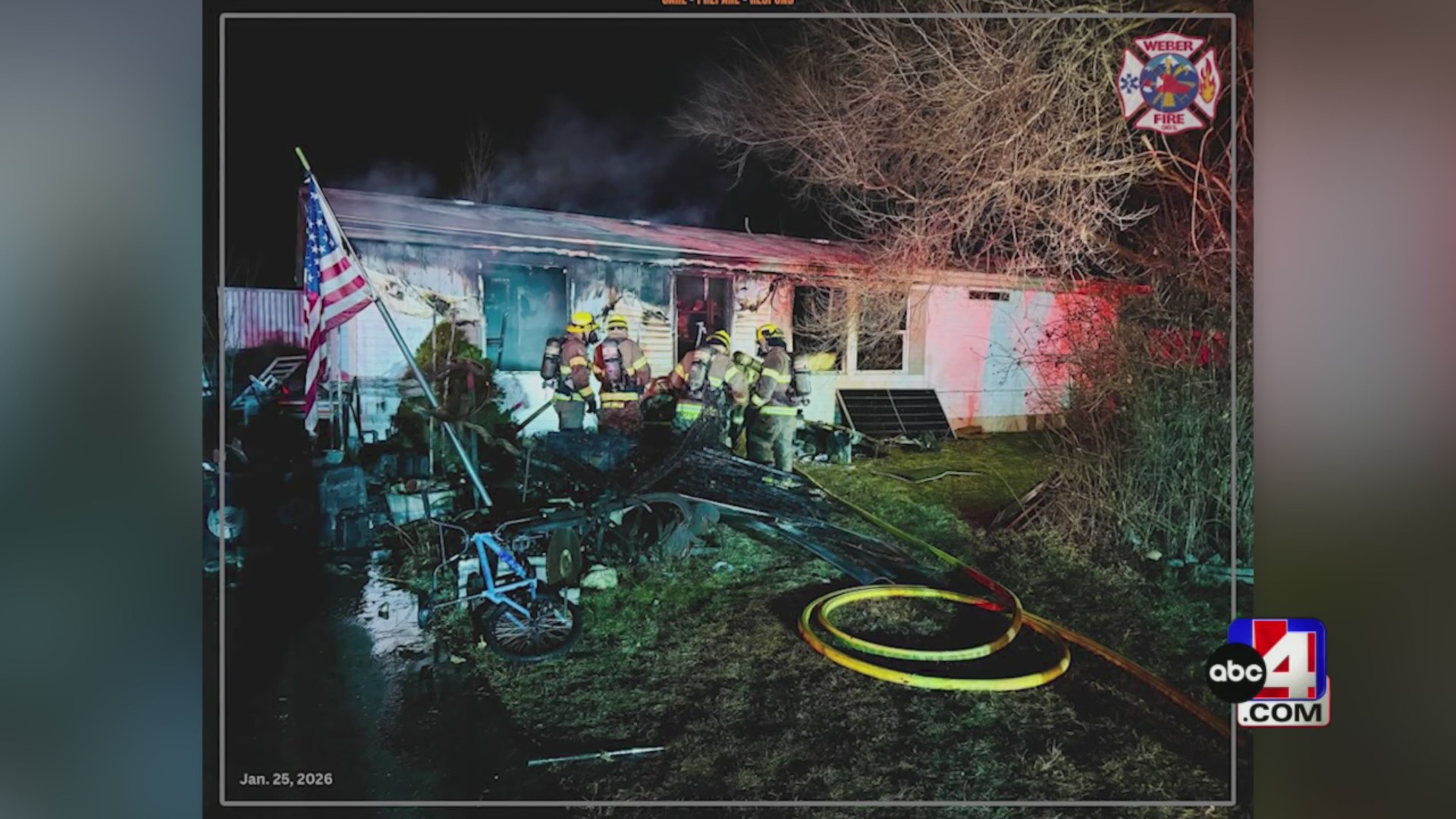 Weber County house heavily damaged after being `fully engulfed` in ...