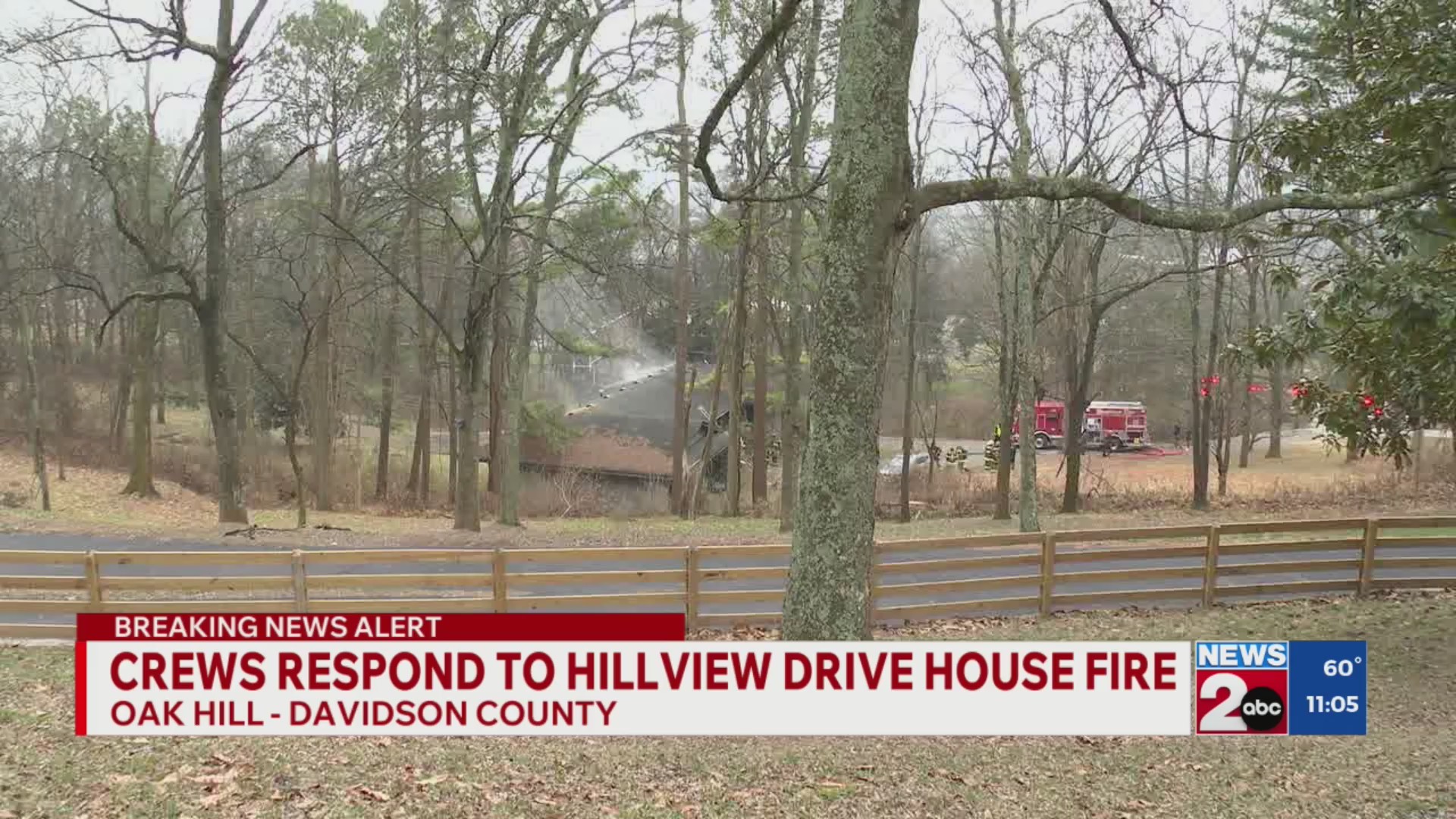 Crews respond to house fire on Hillview Drive – WKRN News 2