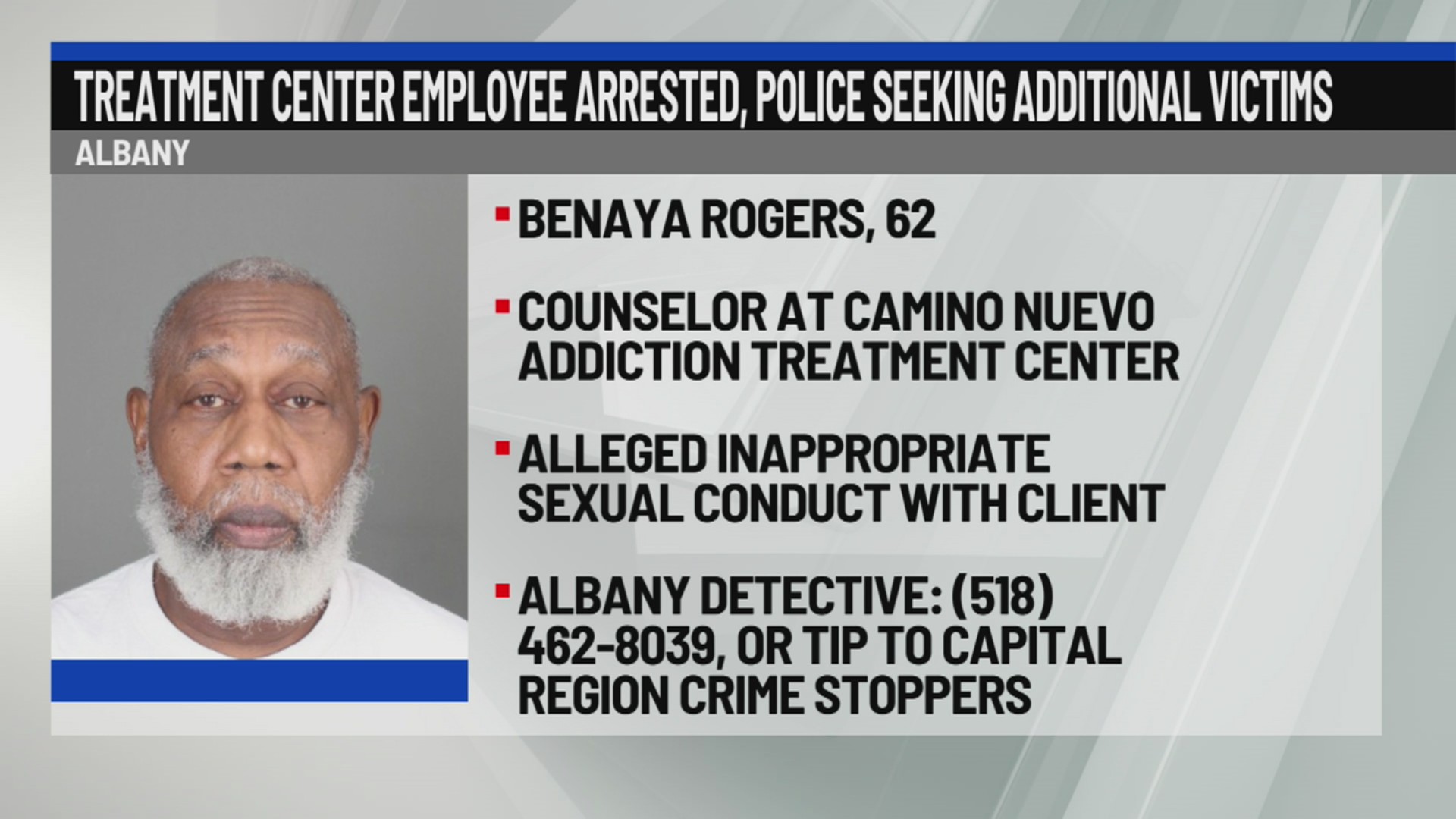 Treatment center employee arrested, police seeking additional victims ...