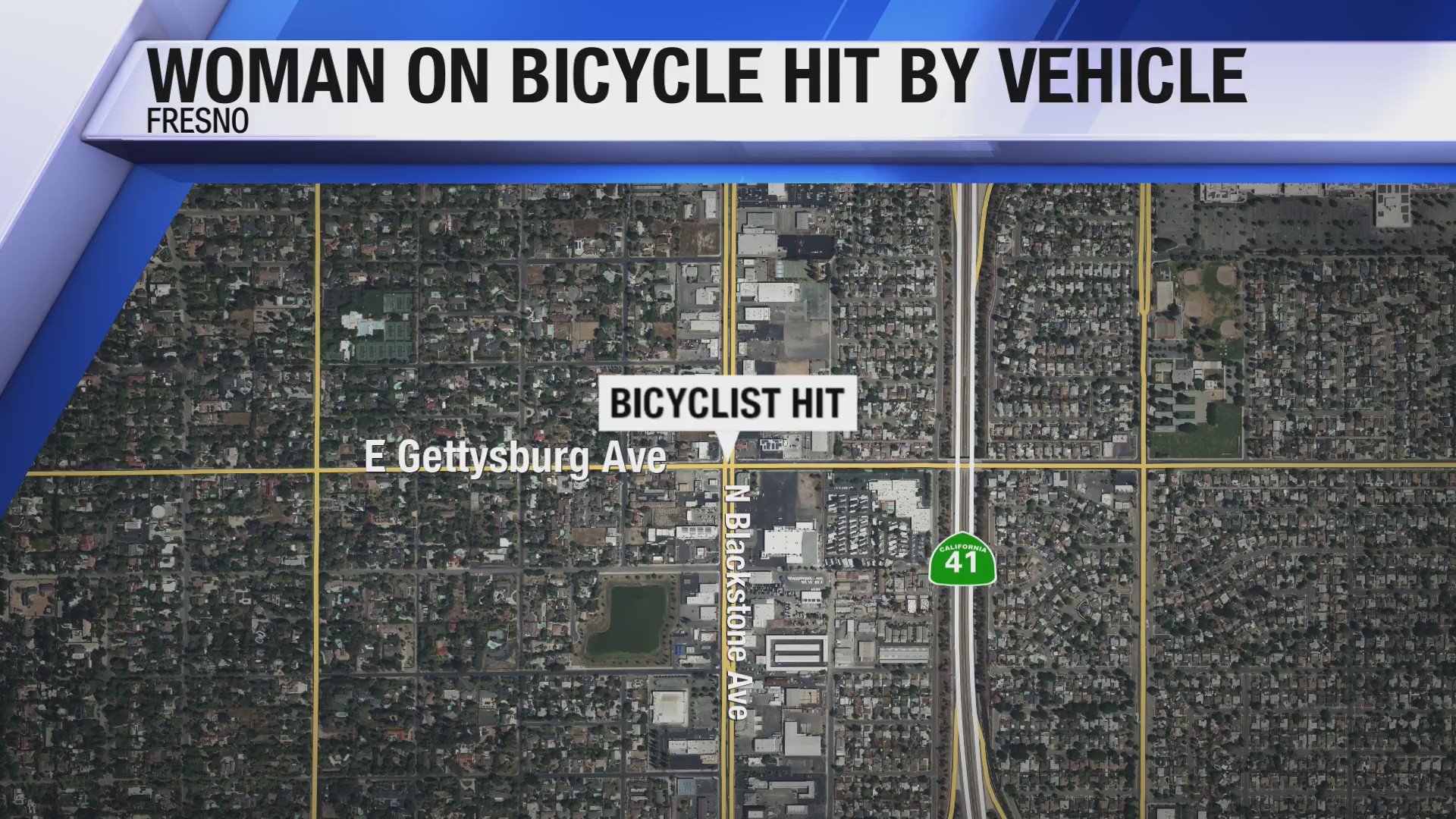 Woman on phone hit by car while bicycling across Fresno road, police ...