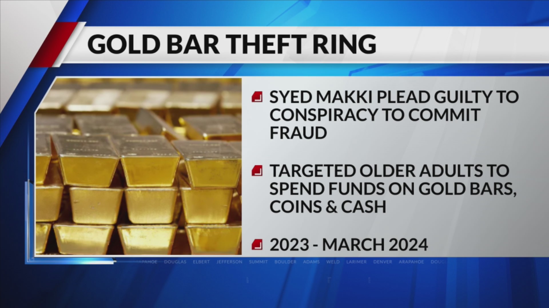 Man who reportedly acted as courier for national gold theft ring pleads ...