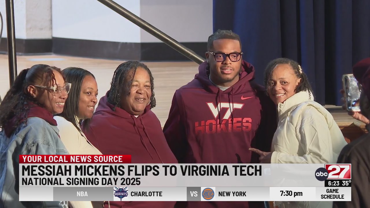 Harrisburg’s Messiah Mickens signs to Virginia Tech, following James ...